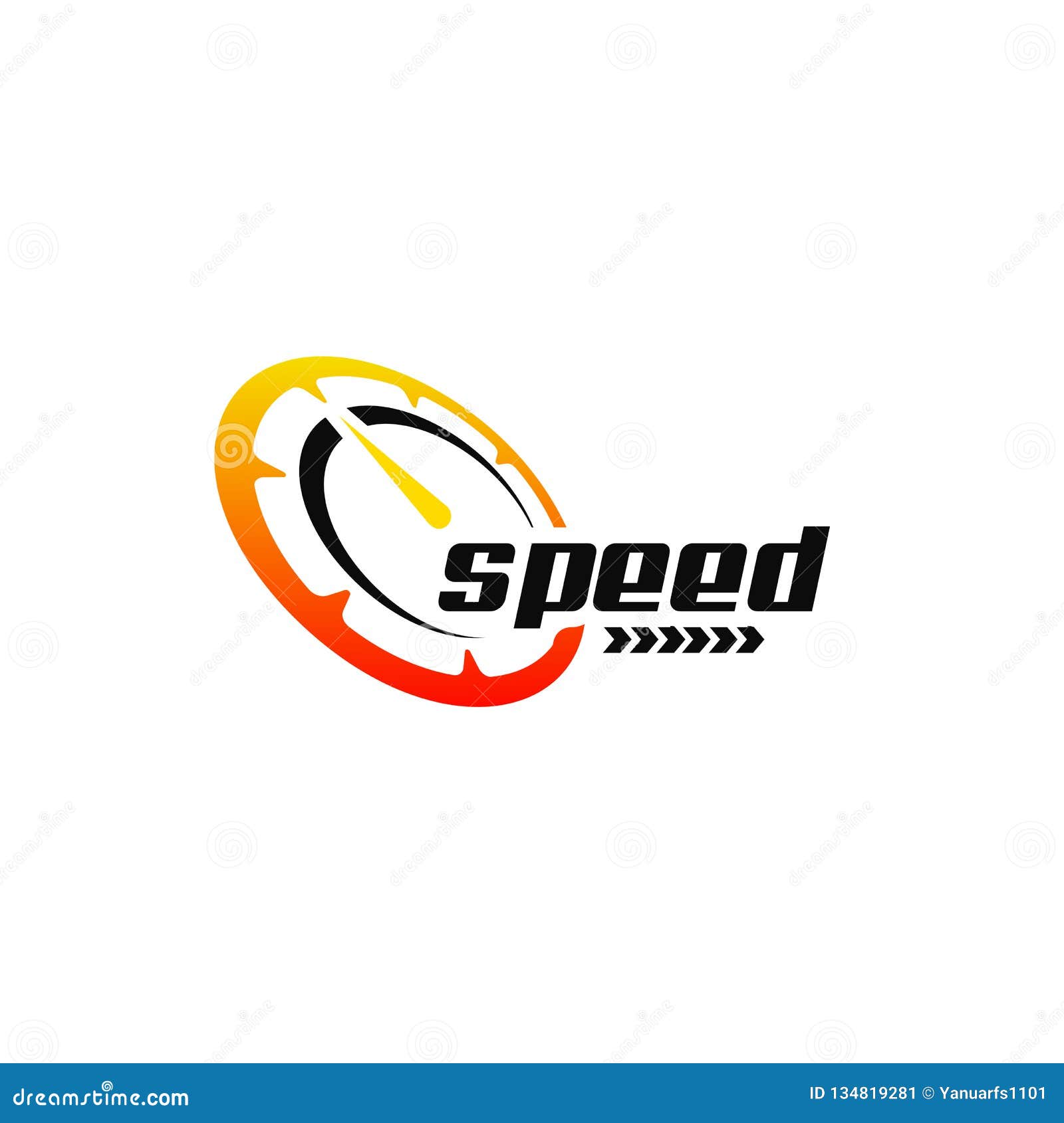 Speed Logo Vector. Speedometer Logo. Fast Logo | CartoonDealer.com ...