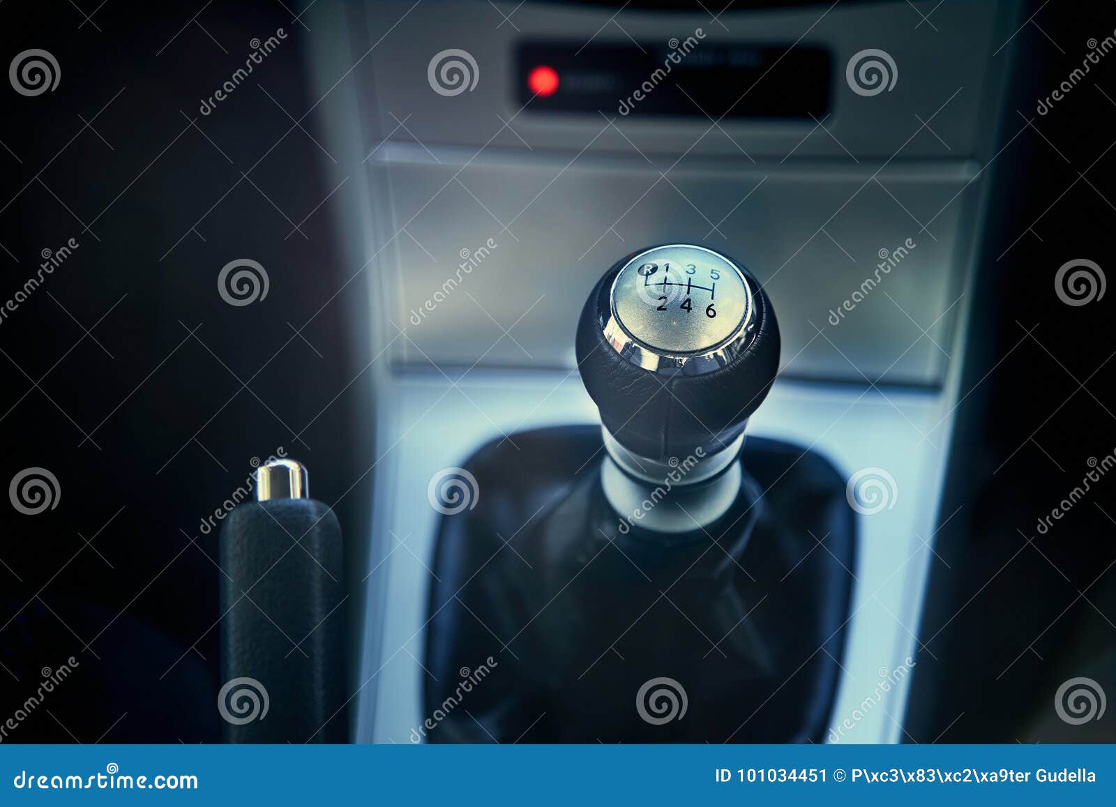 Manual gear stick stock image. Image of modern, shift - 101034451