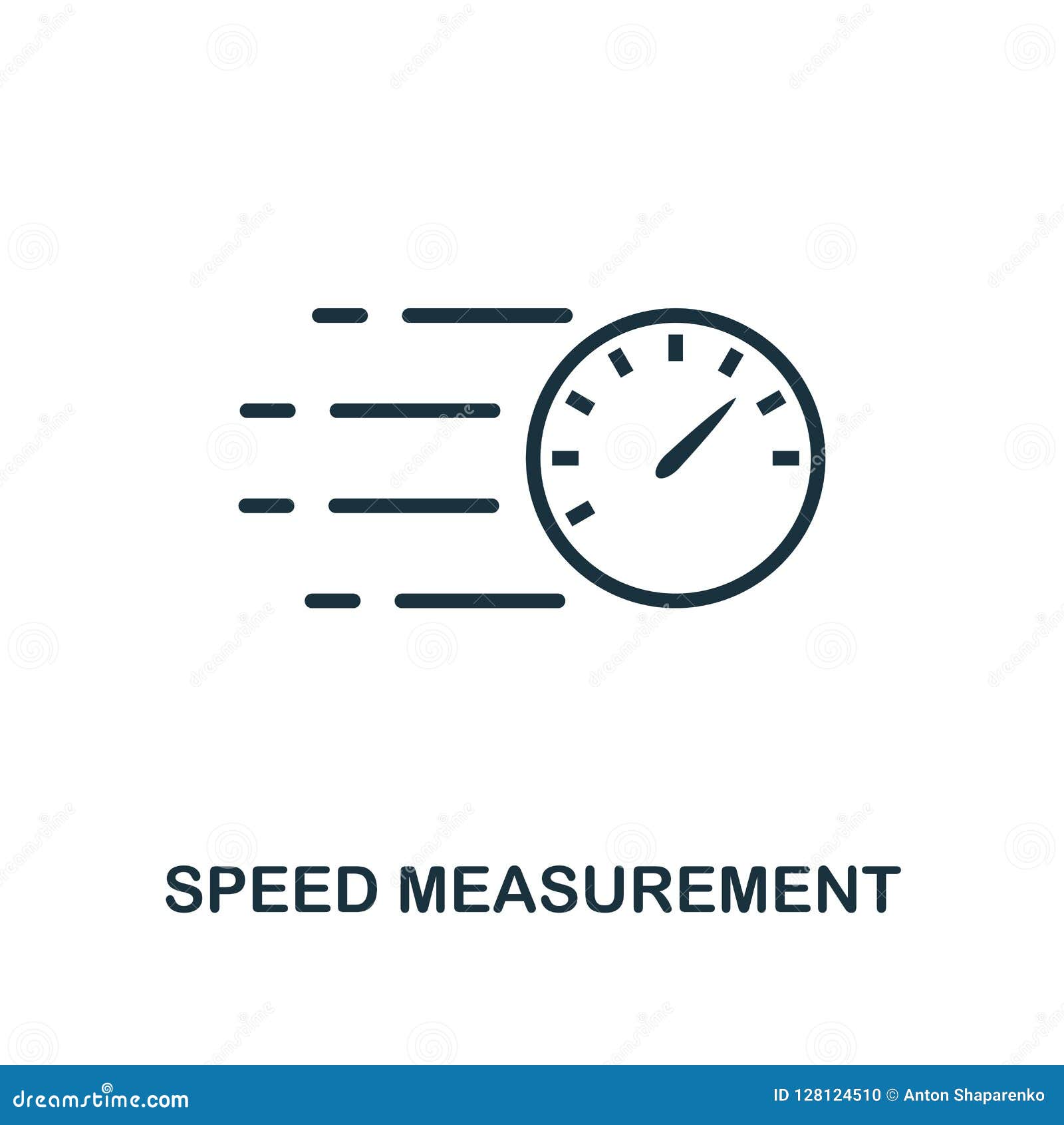 Speed Measurement Icon. Monochrome Style Design from Measurement Icon ...