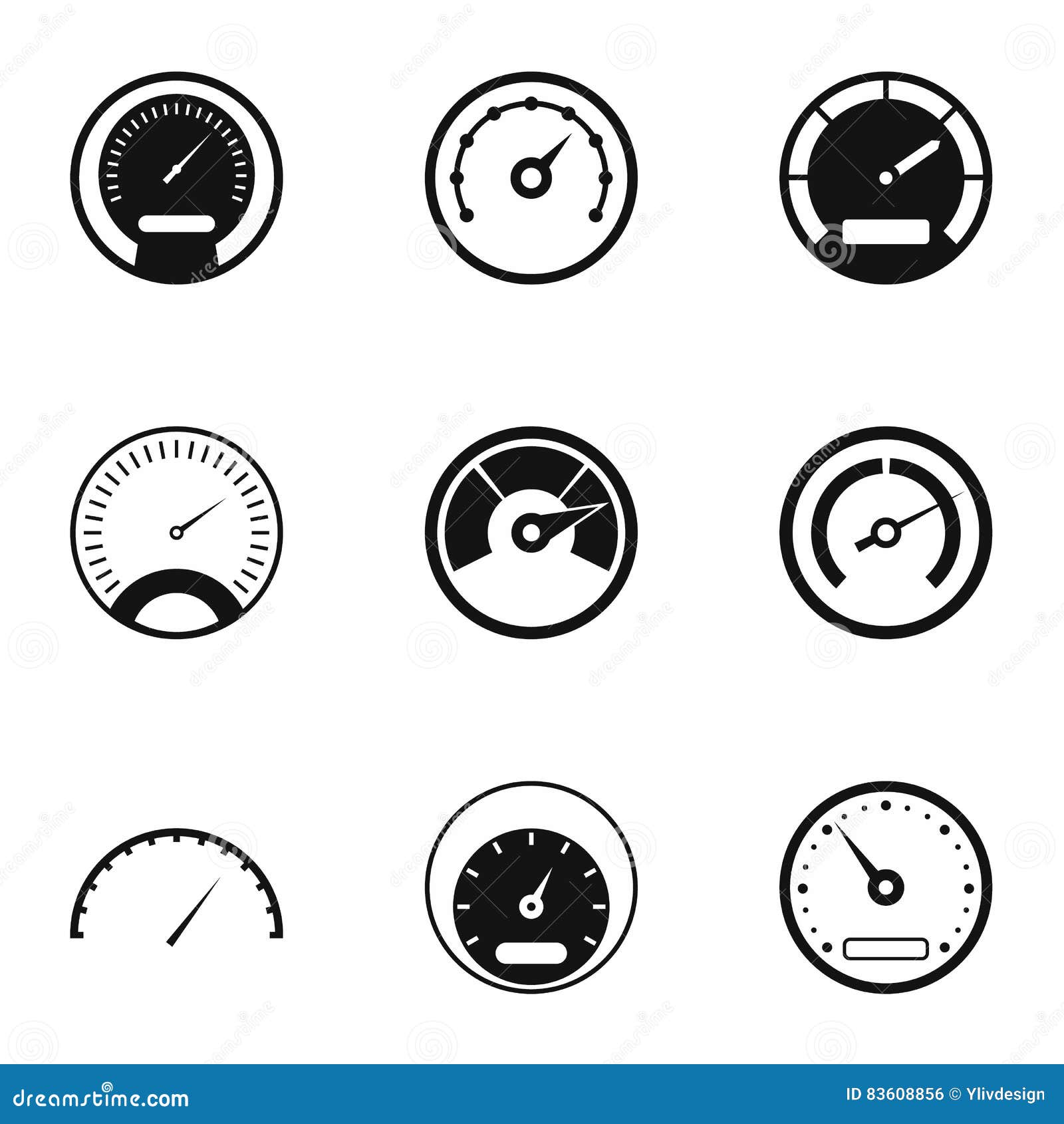 Measurement Icons Set Collection. Includes Simple Elements Such As ...