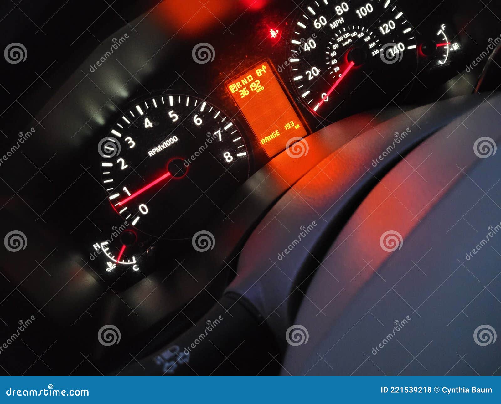 Speed Meter Car stock photo. Image of bumper, meter - 221539218