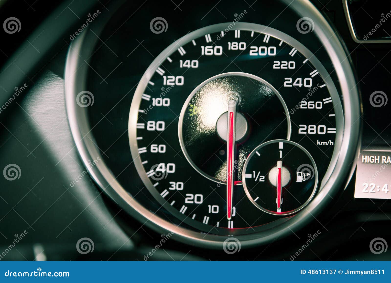 Speed meter stock image. Image of auto, measuring, black - 48613137