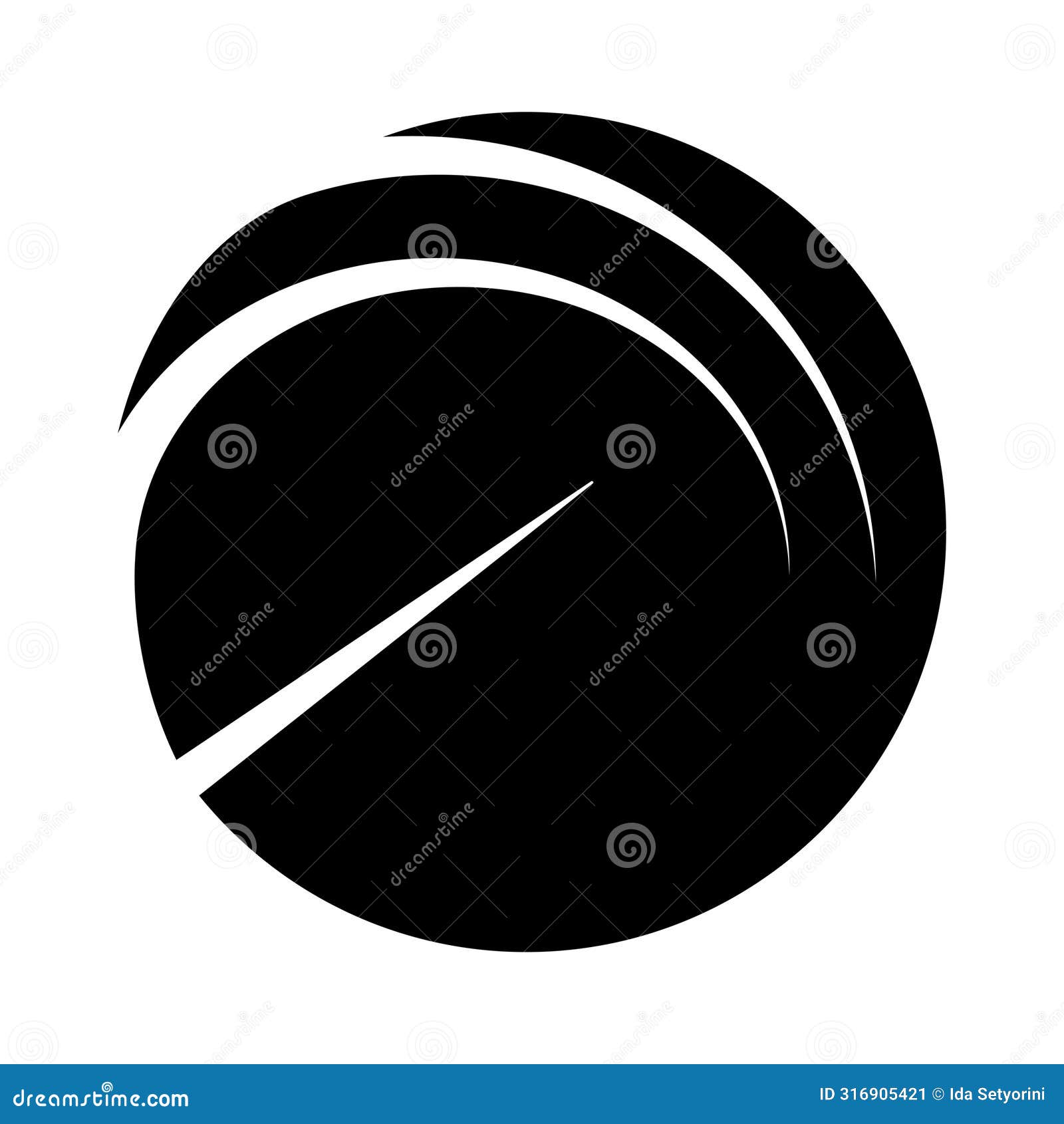 Speed meter logo vector stock illustration. Illustration of indicator ...