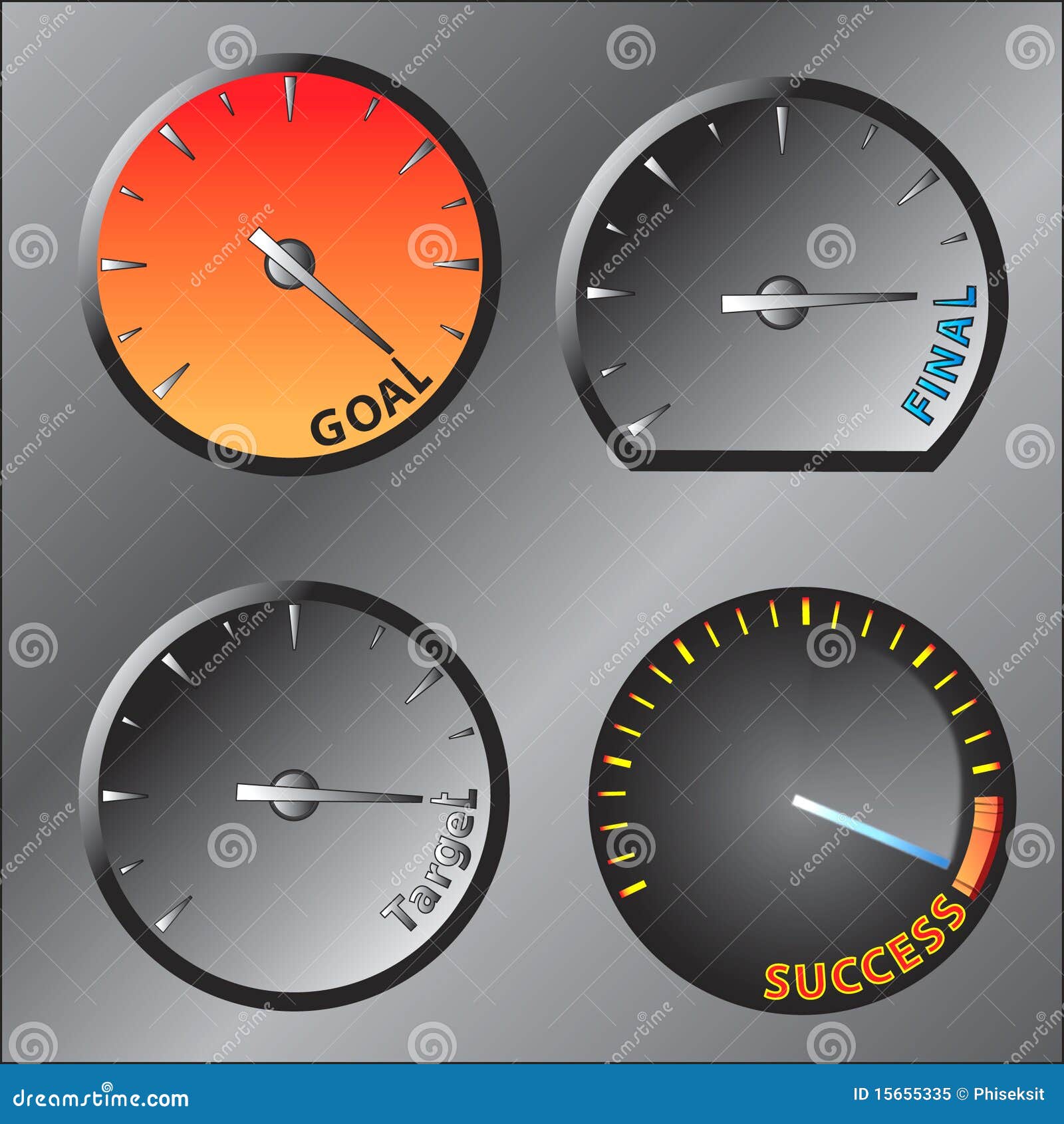 The speed meter of success stock vector. Illustration of efficiency ...