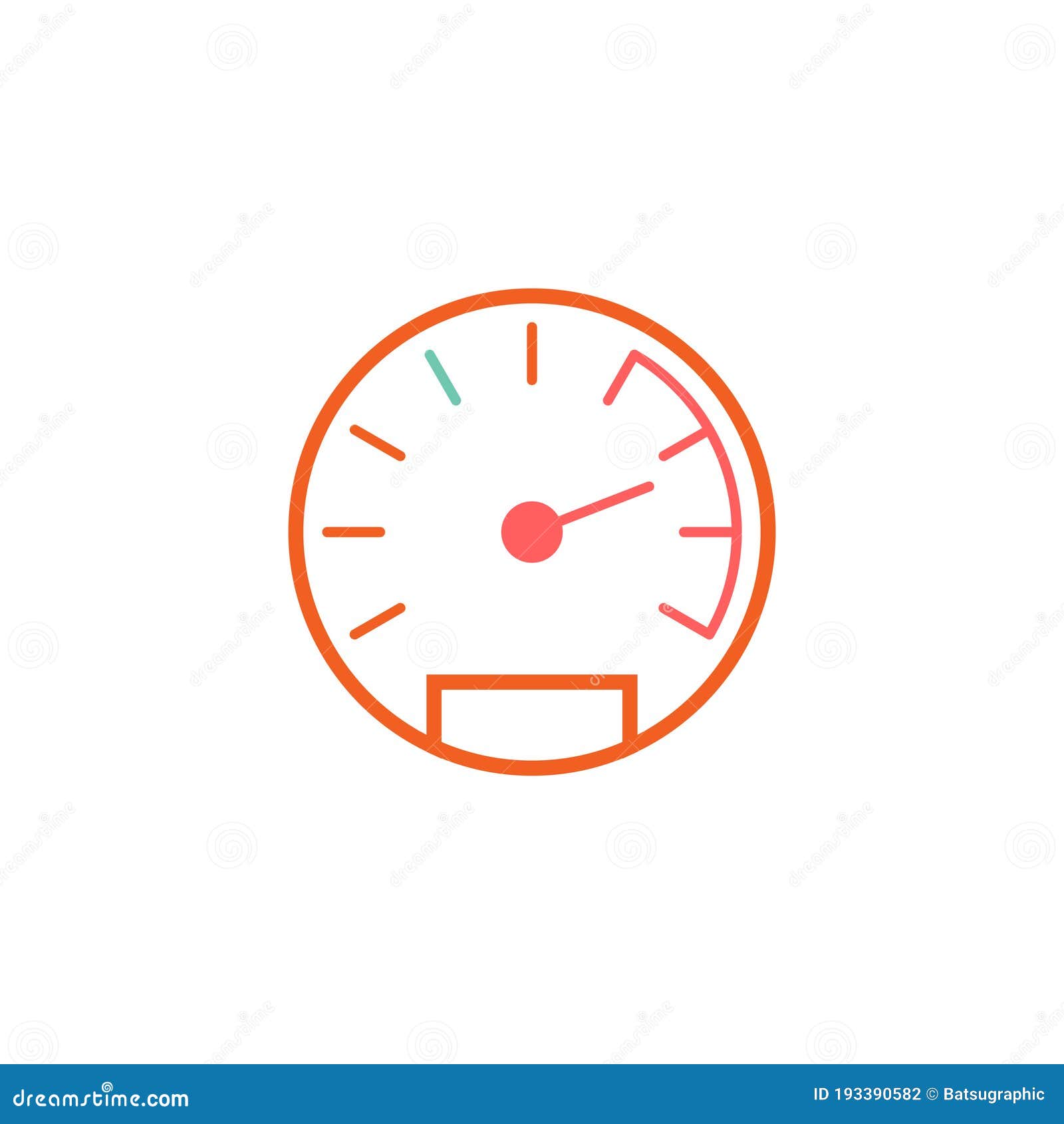 Speed Meter Vector Icon Logo Design Stock Vector - Illustration of icon ...
