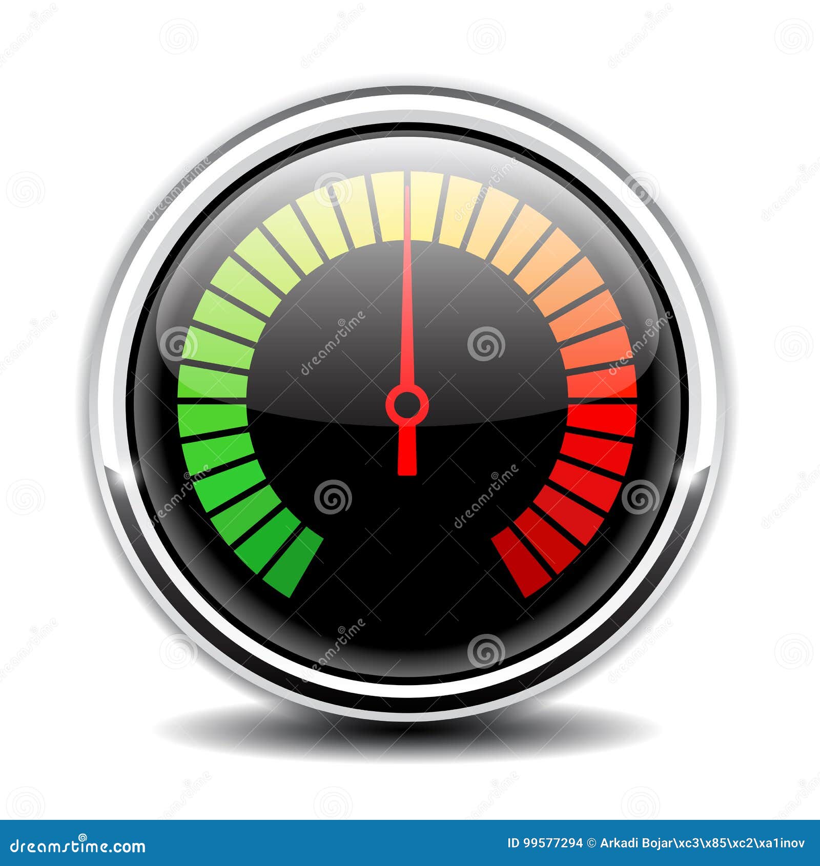 Speed meter vector icon stock vector. Illustration of abstract - 99577294
