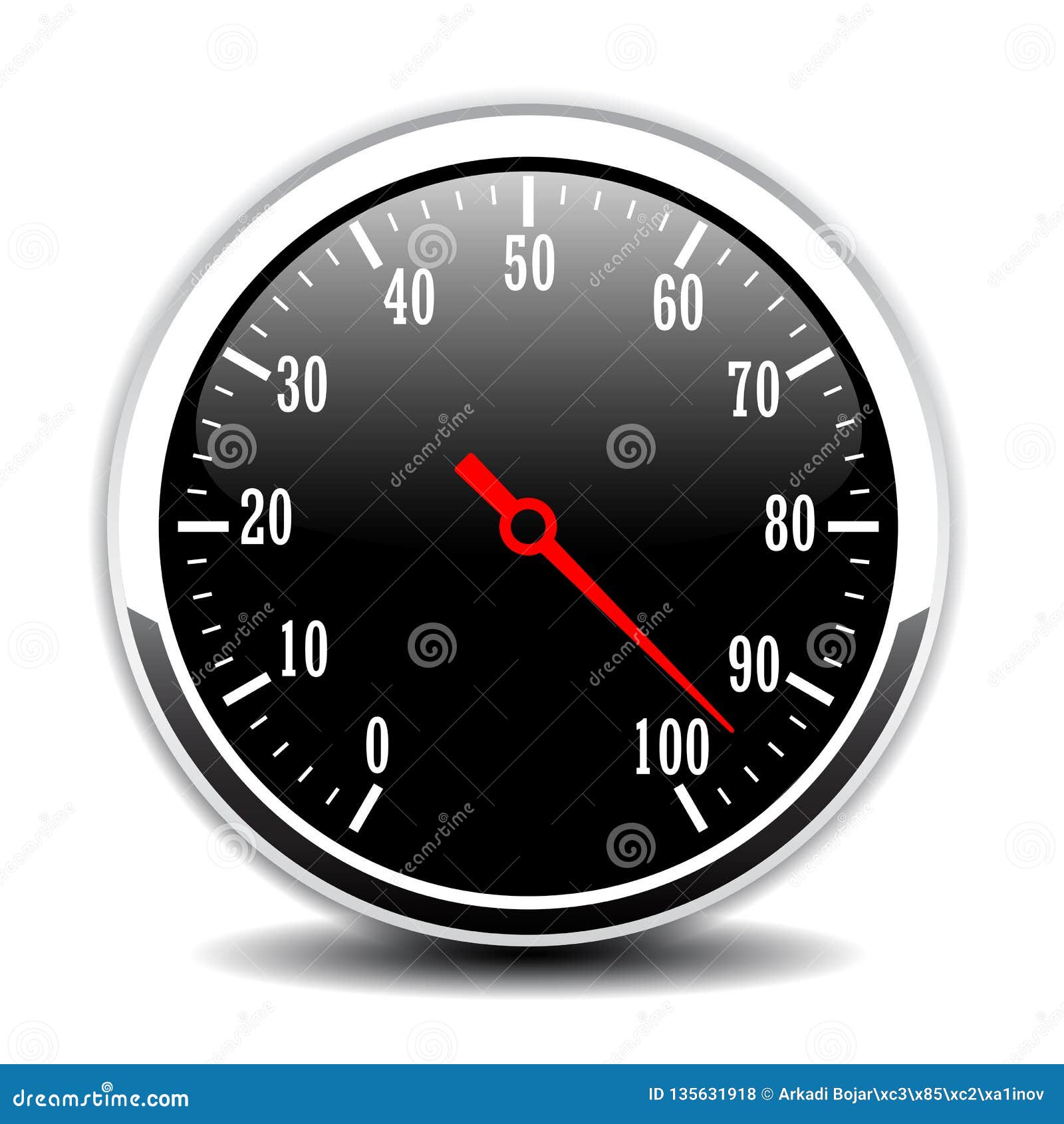 Speed meter vector icon stock vector. Illustration of energy - 135631918