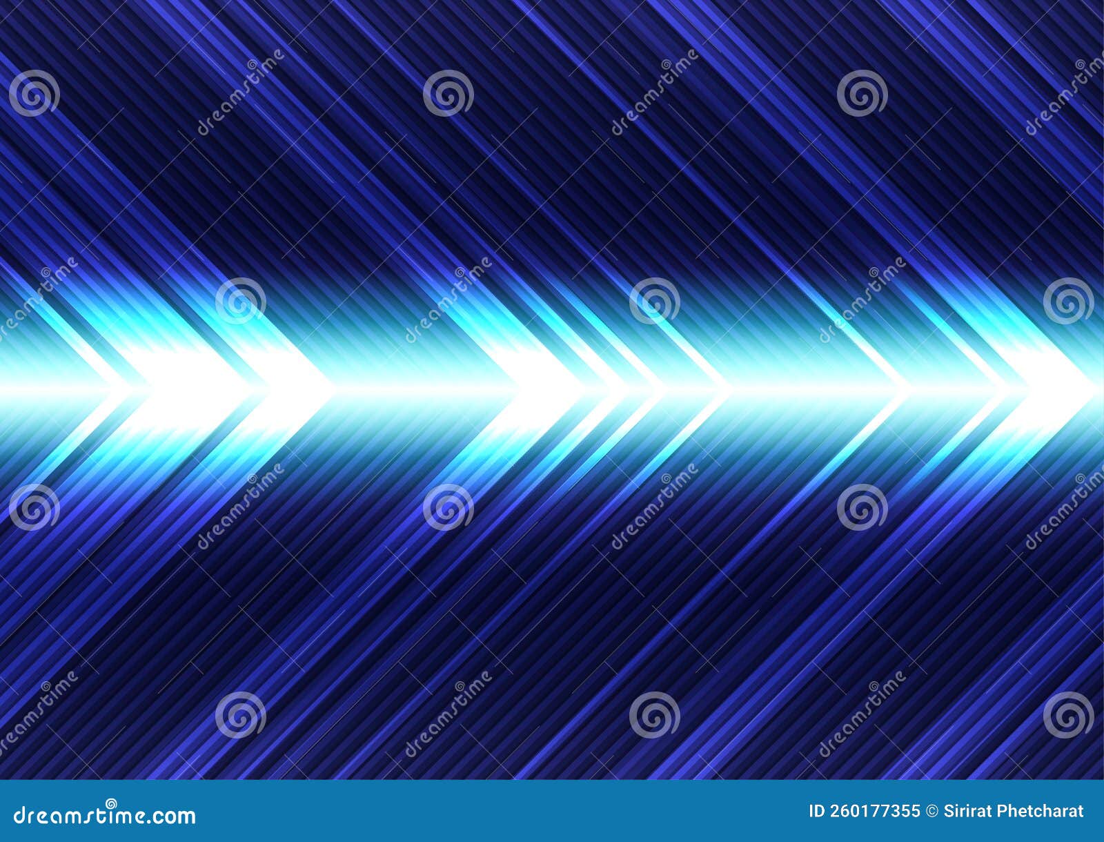 Abstract_High_Speed_Arrows_Light_Blue_Background Stock Illustration ...