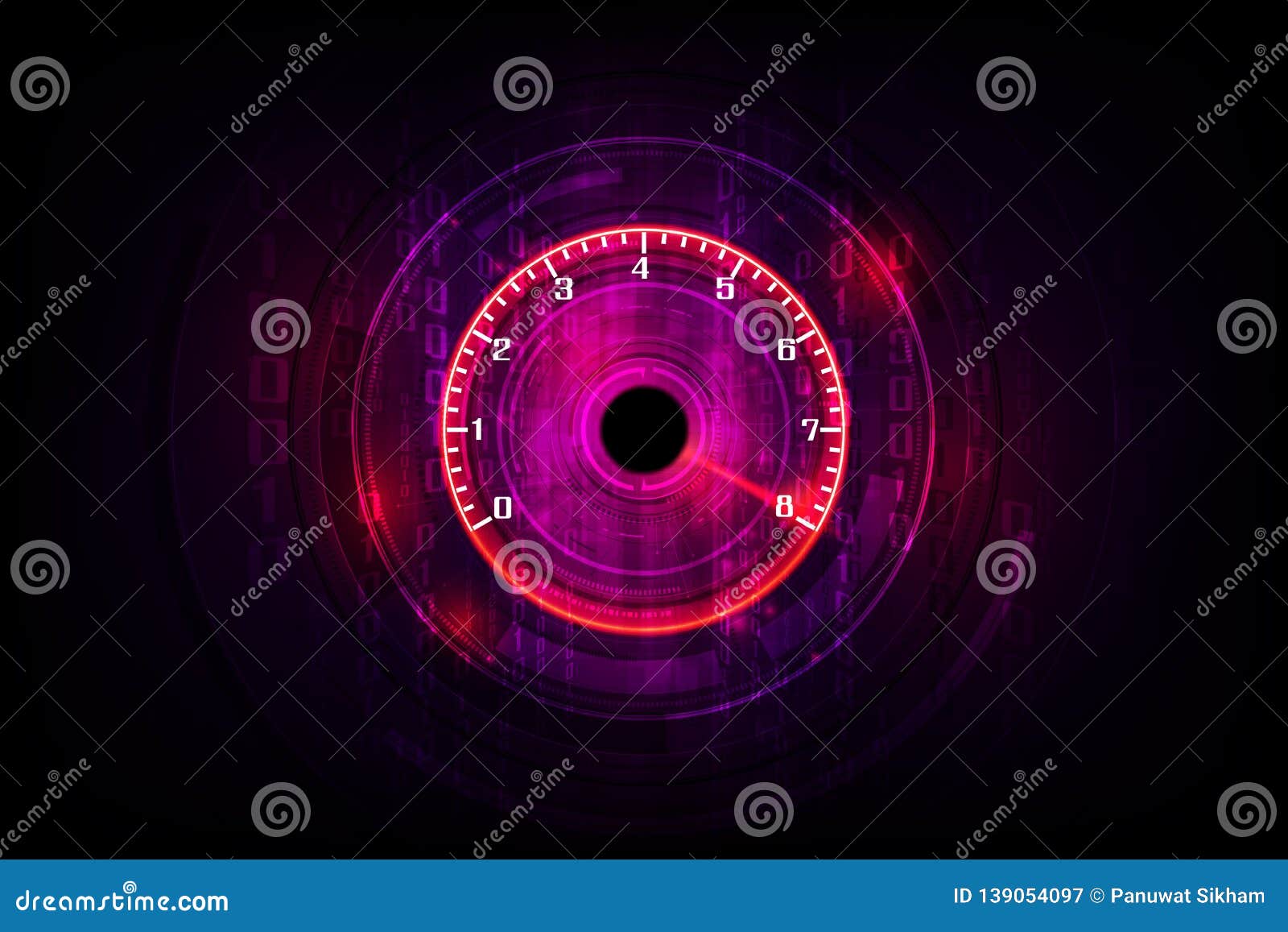 Speed Motion Background With Fast Speedometer Car. Racing Velocity ...