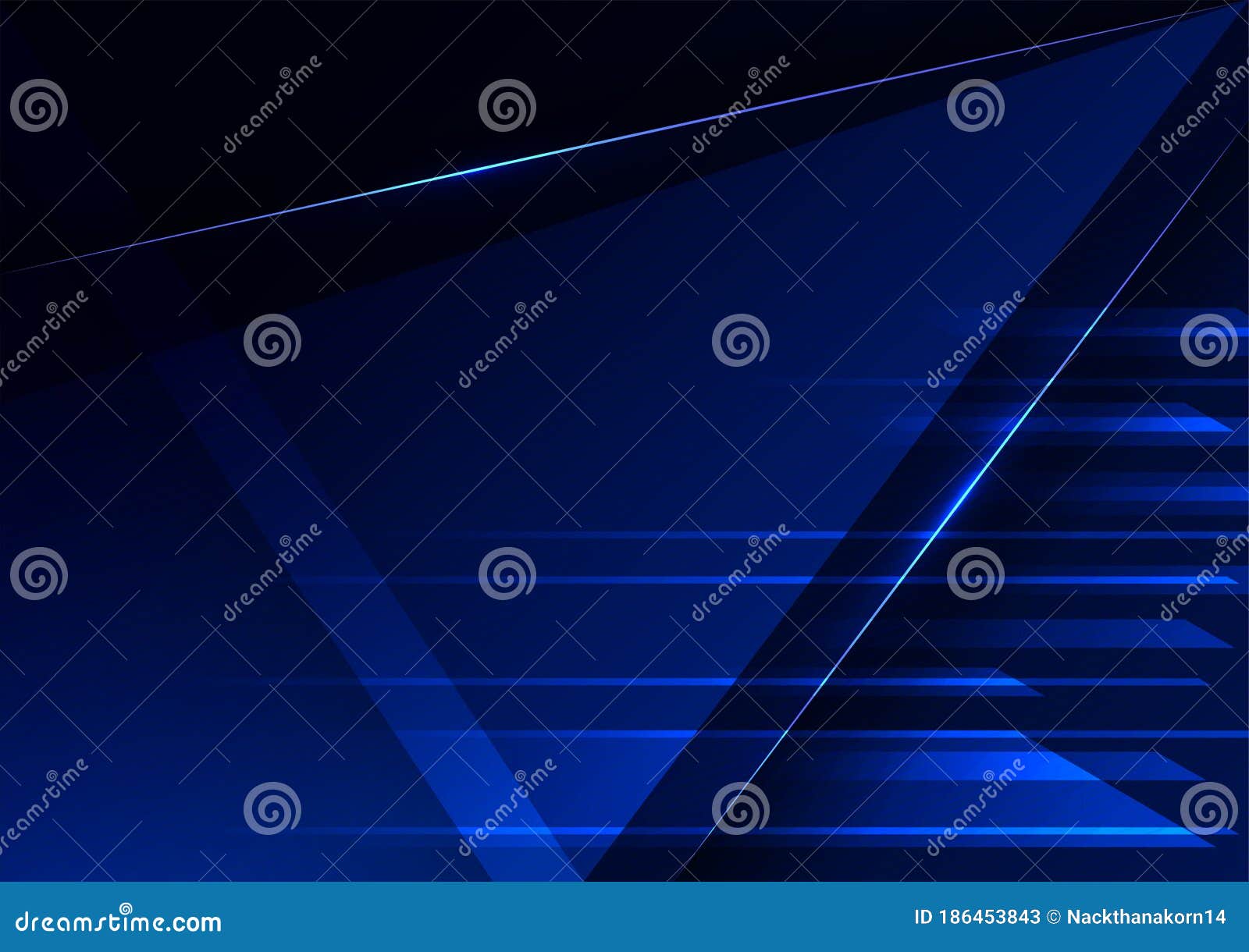 Speed Motion Futuristic Blue Background. Stock Vector - Illustration of ...