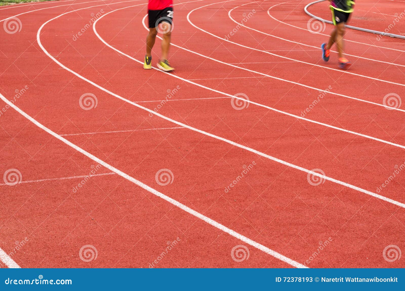 Speed Motion in Running Track Stock Image - Image of field, lanes: 72378193
