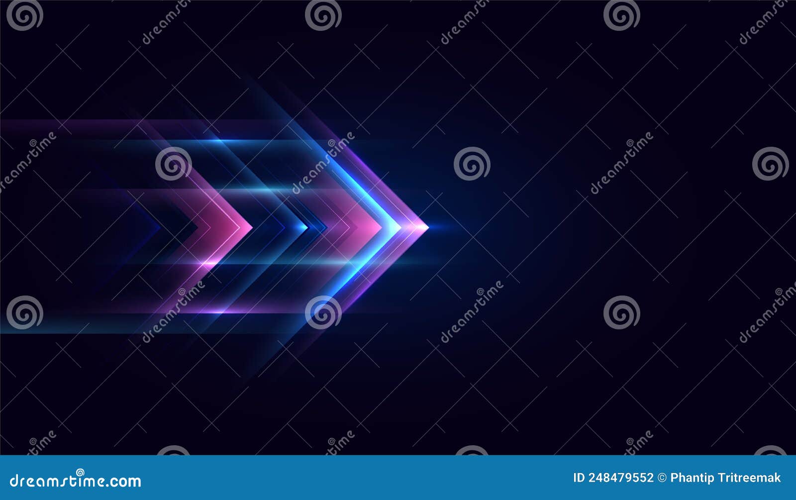 Dynamic Arrows: Intense Competition In Vibrant Colors Royalty-Free ...