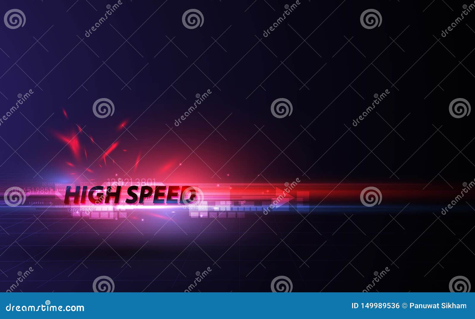 Speed Movement Pattern Design Background Concept. Vector Illustration ...