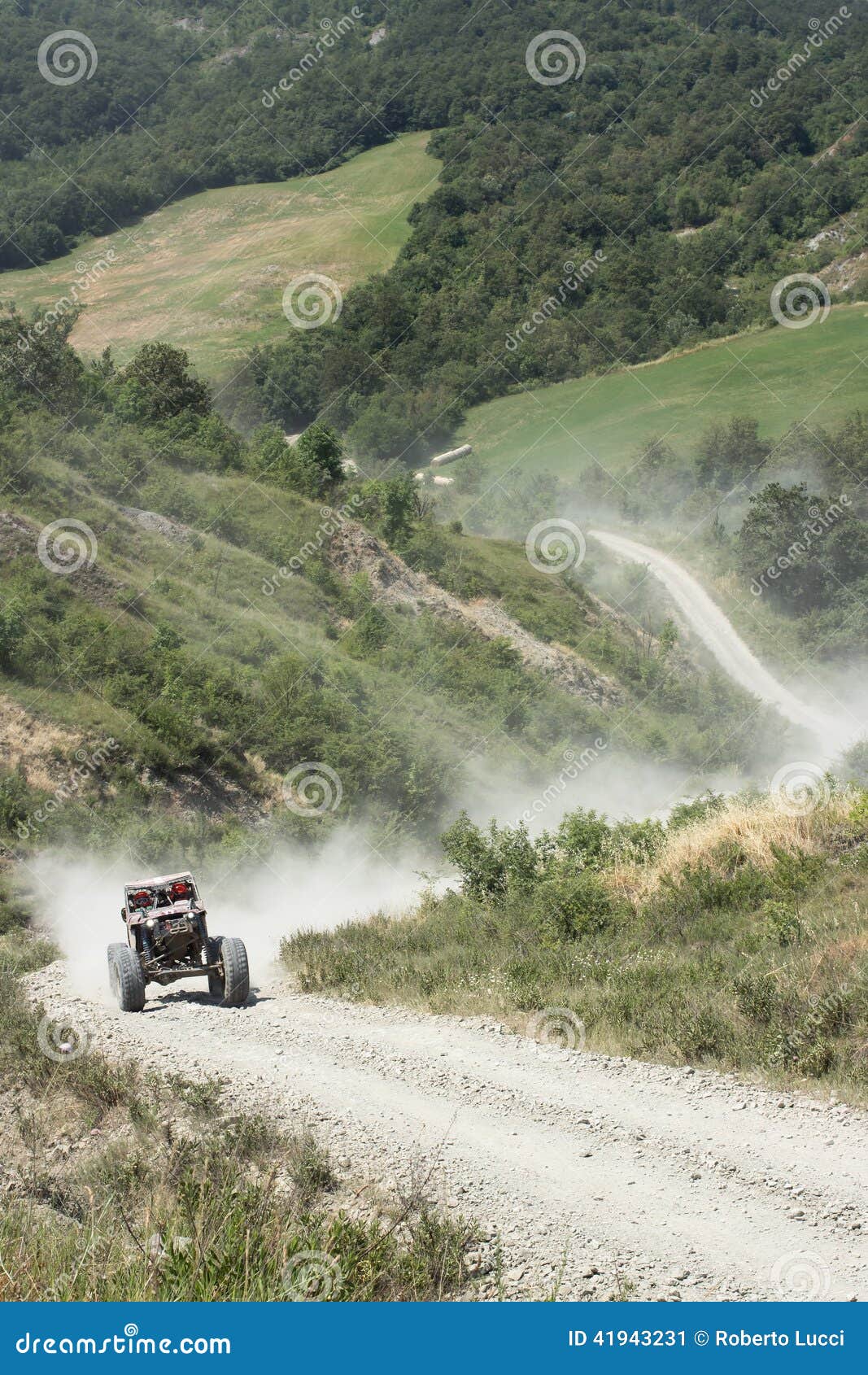 Speed Offroad Rising Dust on Track Stock Image - Image of competition ...