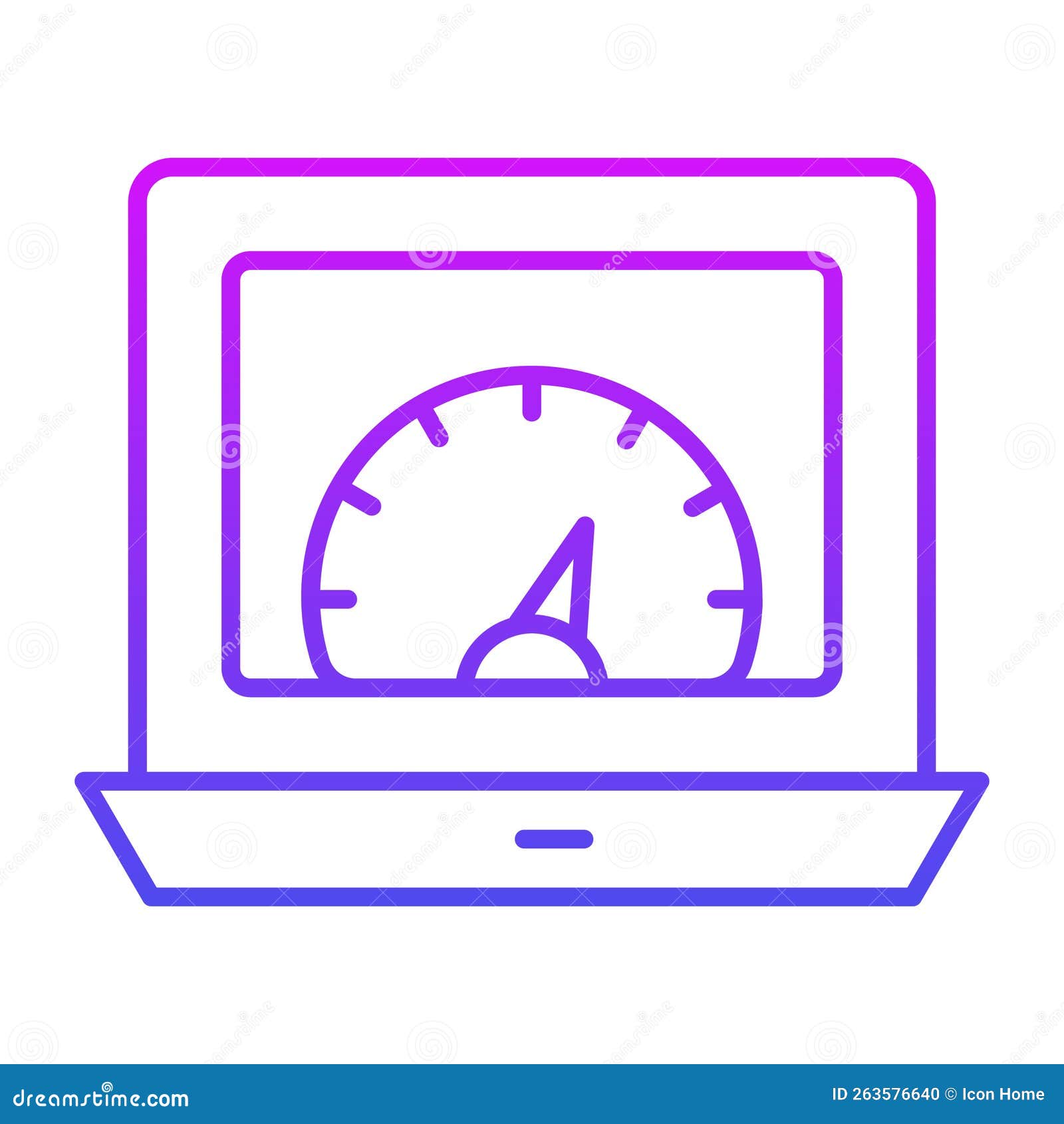 Speed Optimization Icon Modern Illustration Stock Vector - Illustration ...