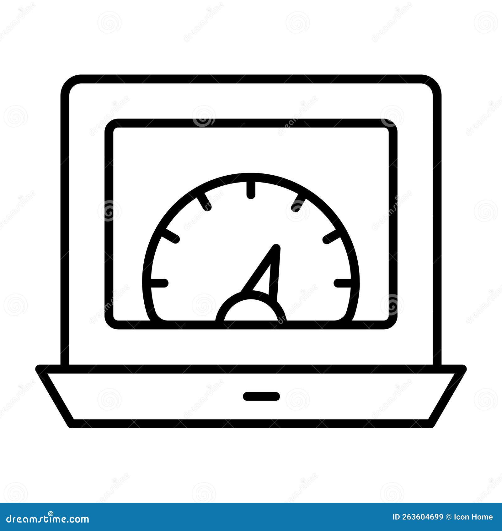 Speed Optimization Icon Modern Illustration Stock Vector - Illustration ...