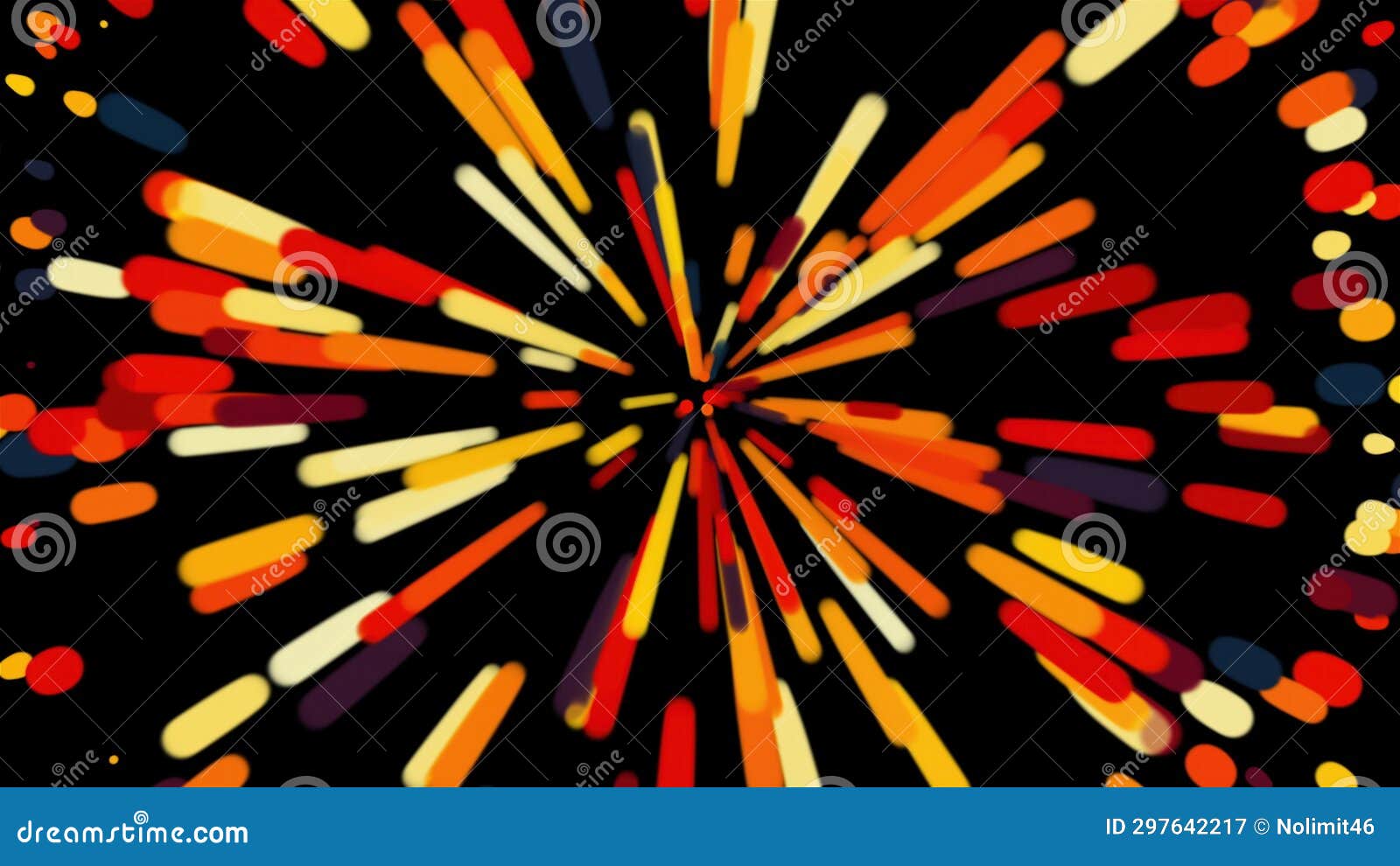 Speed particles and lines stock illustration. Illustration of modern ...