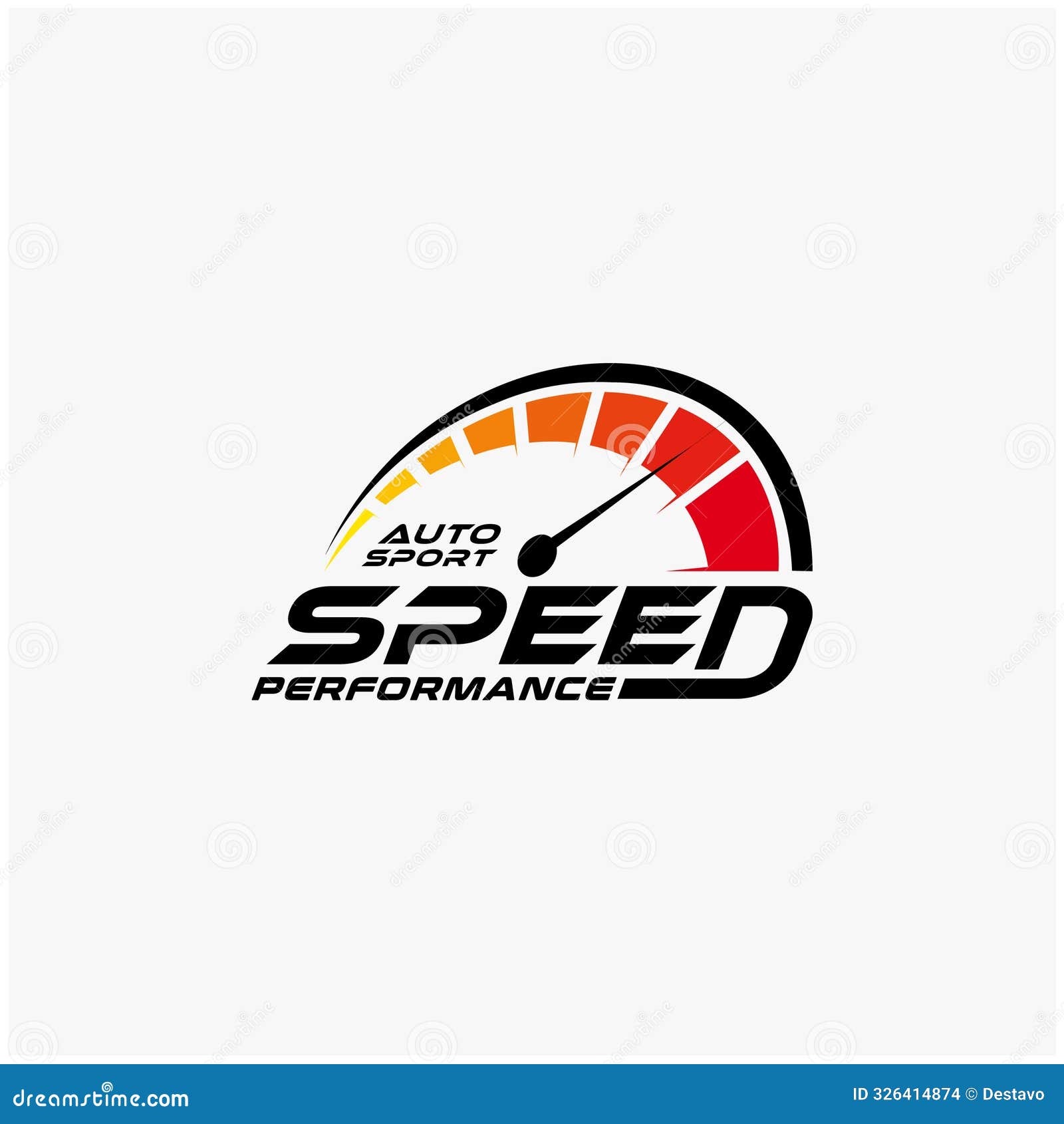 Speed Performance, RPM, Acceleration, Logo Template1 Stock Illustration ...