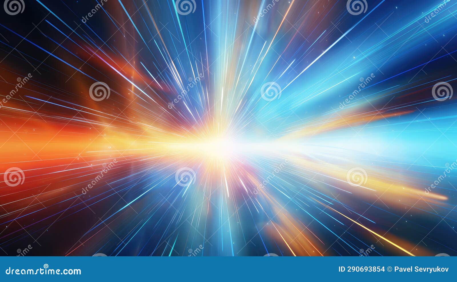 Speed photon rush abstract stock illustration. Illustration of particle ...