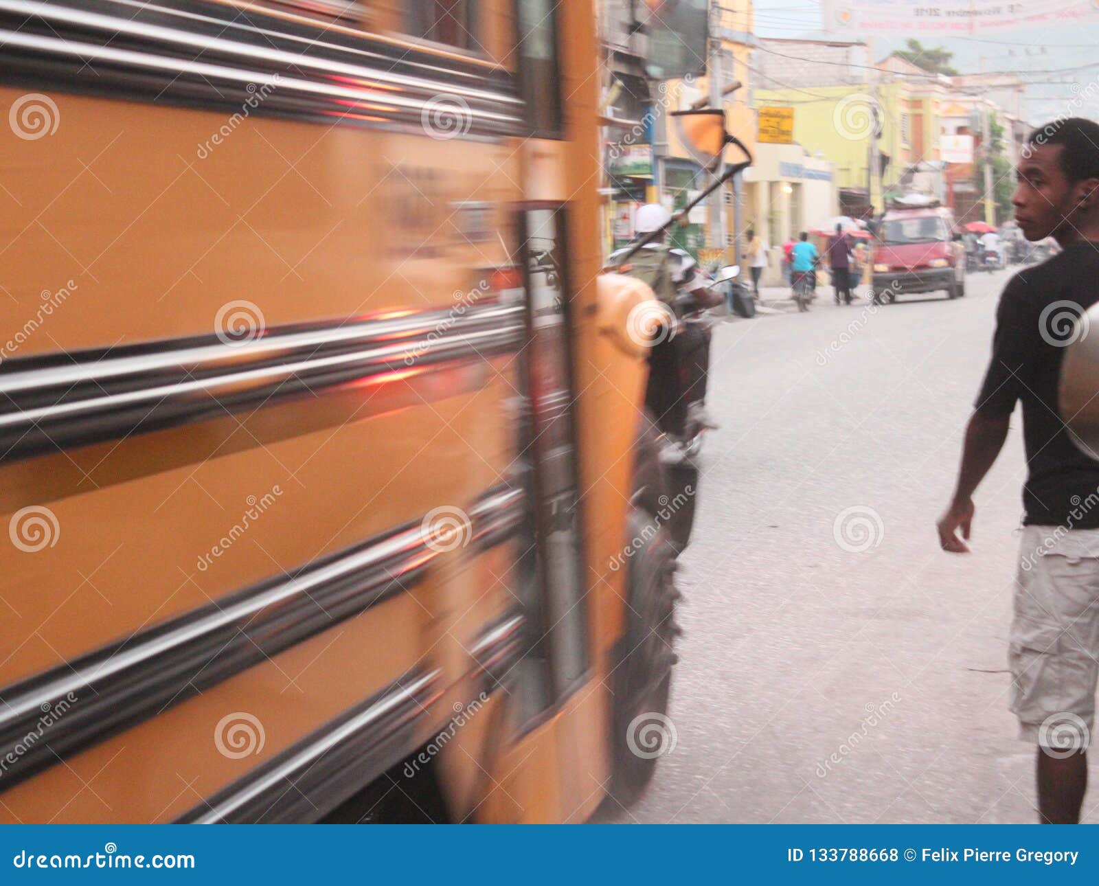 Speed picture, school bus editorial stock photo. Image of school ...