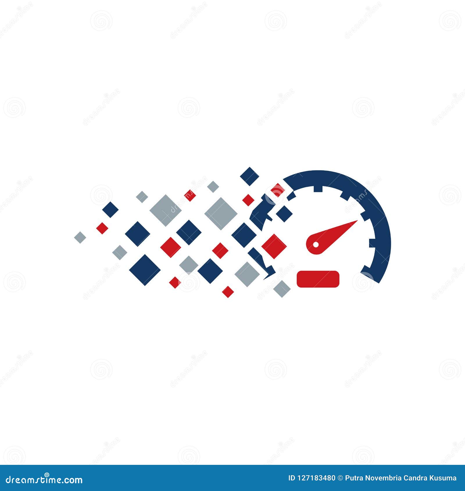 Speed Pixel Logo Icon Design Stock Vector - Illustration of power ...