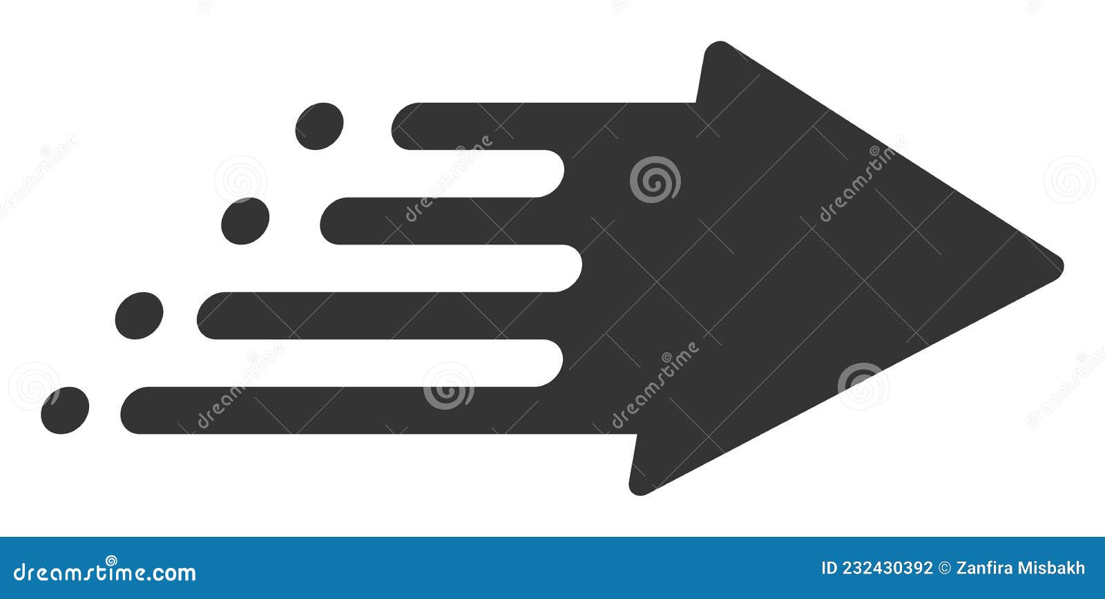 Speed Process Vector Icon Illustration Stock Vector - Illustration of ...