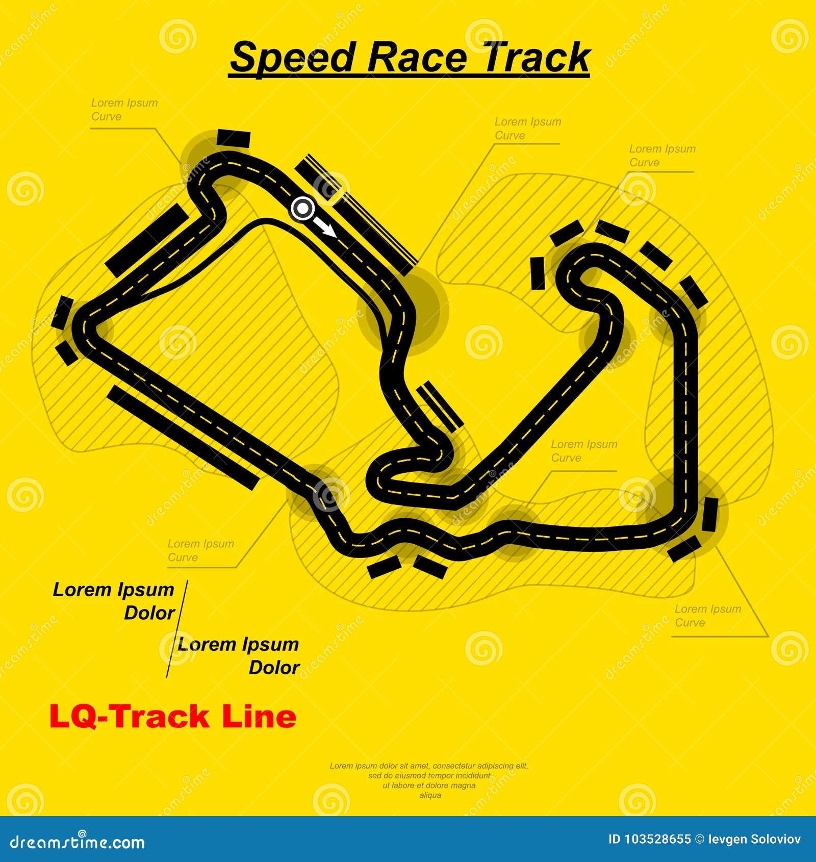 Speed race map stock vector. Illustration of graphic - 103528655