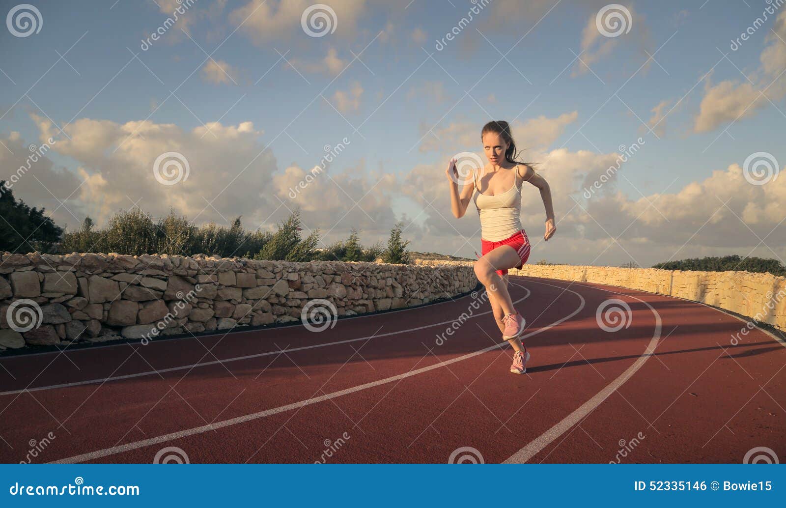 Speed race stock photo. Image of girl, sport, beauty - 52335146