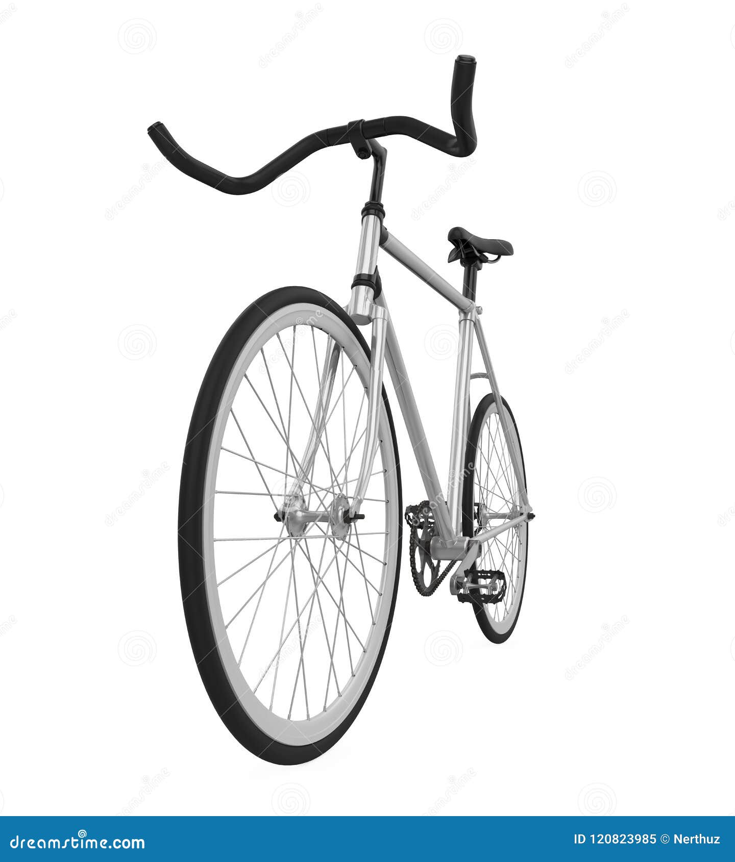 Speed Racing Bicycle Isolated Stock Illustration - Illustration of ...