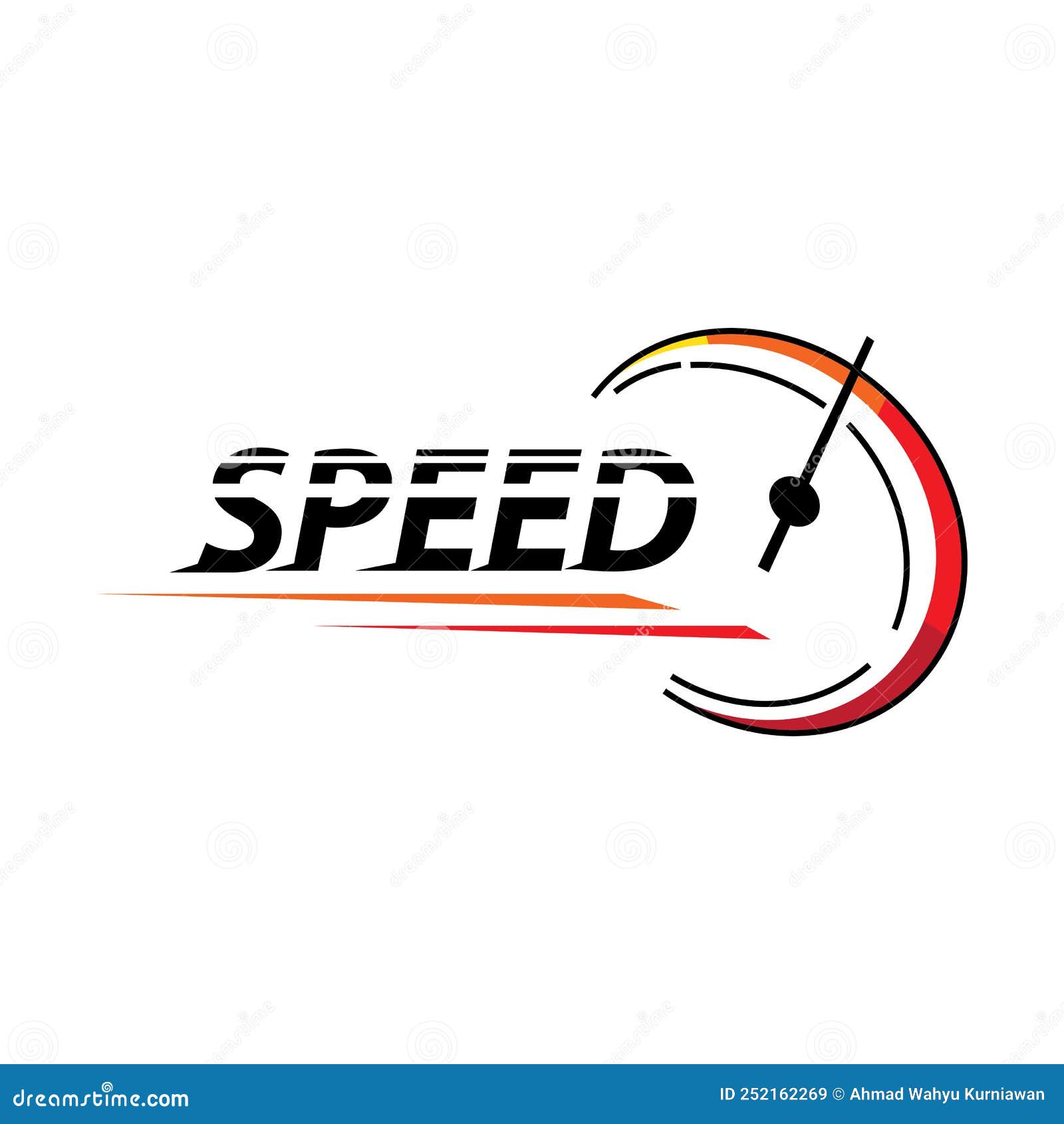 Speed racing logo stock vector. Illustration of design - 252162269