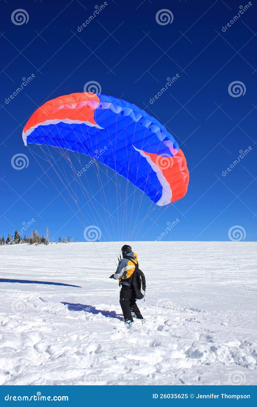 Speed rider stock image. Image of paragliding, snow, paraglider - 26035625