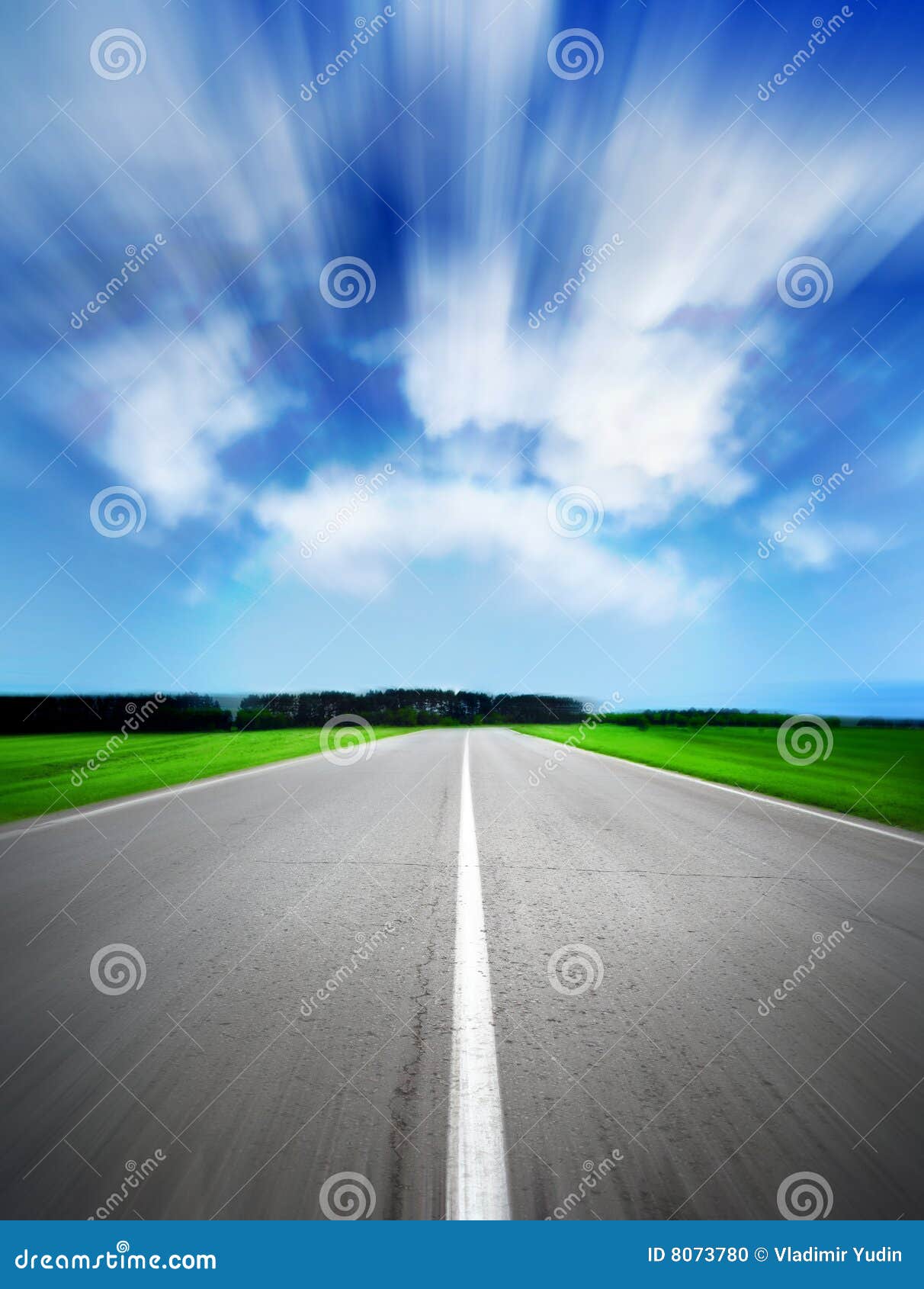 Speed road stock photo. Image of rays, light, freeway - 8073780