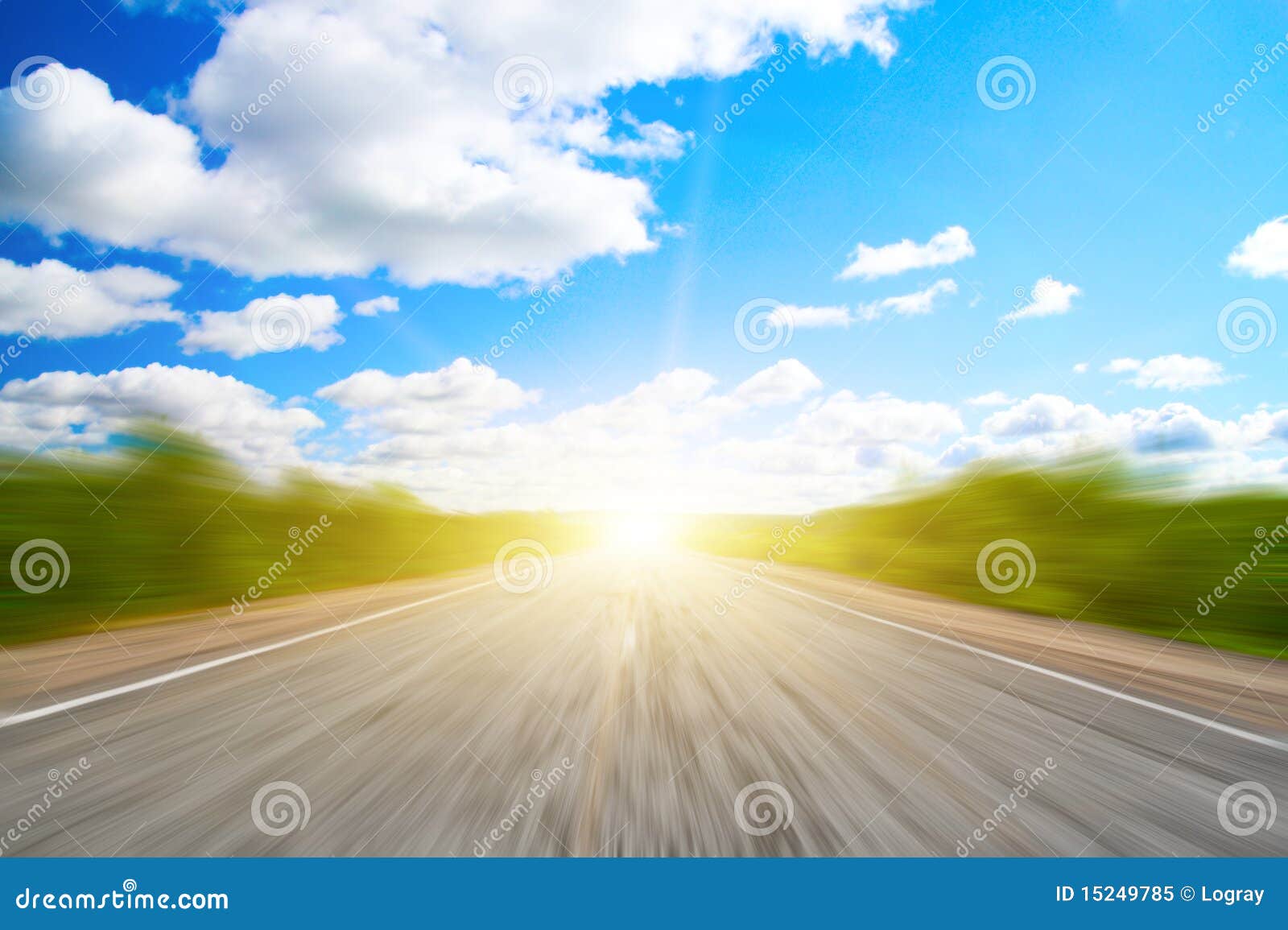Speed road in forest stock image. Image of line, motion - 15249785