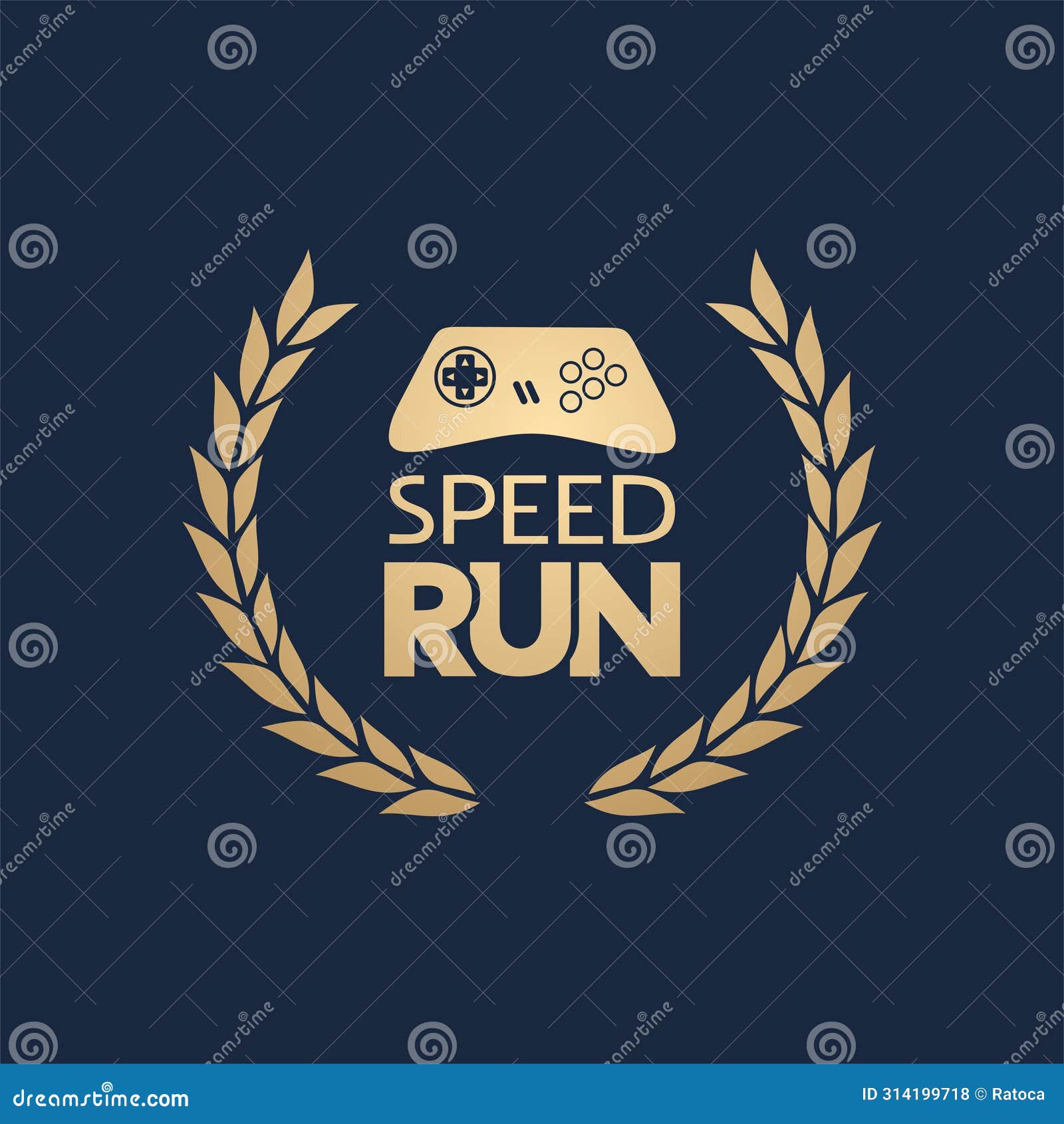 Speed run message symbol stock illustration. Illustration of icon ...