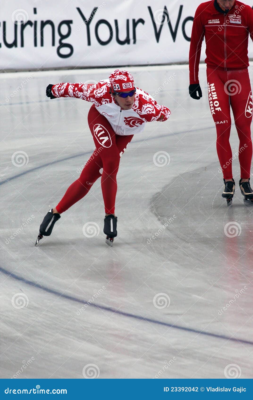 Speed skating editorial photography. Image of motion - 23392042