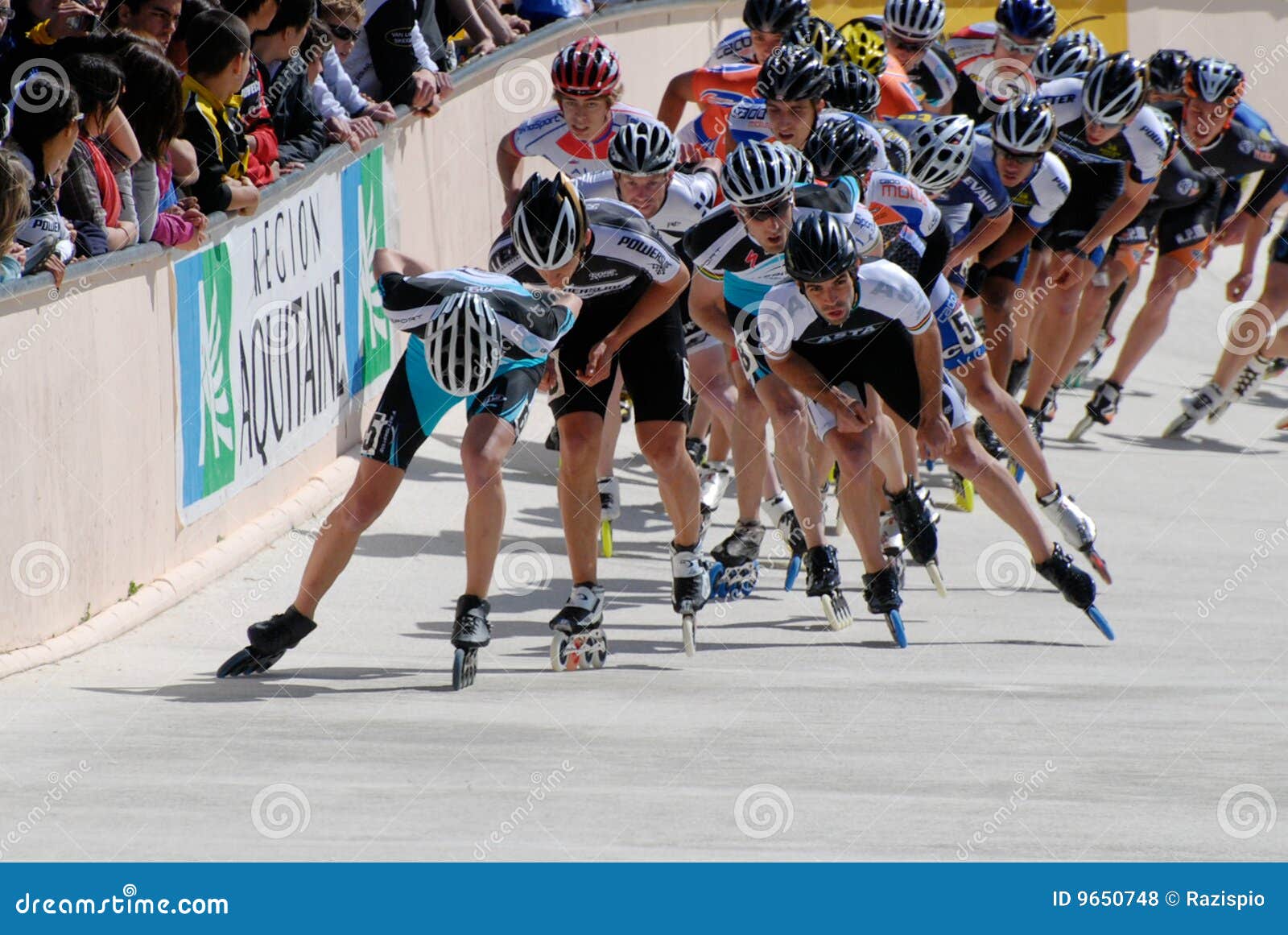 Speed Skating at the Trois Pistes (Three Tracks) Editorial Stock Photo ...