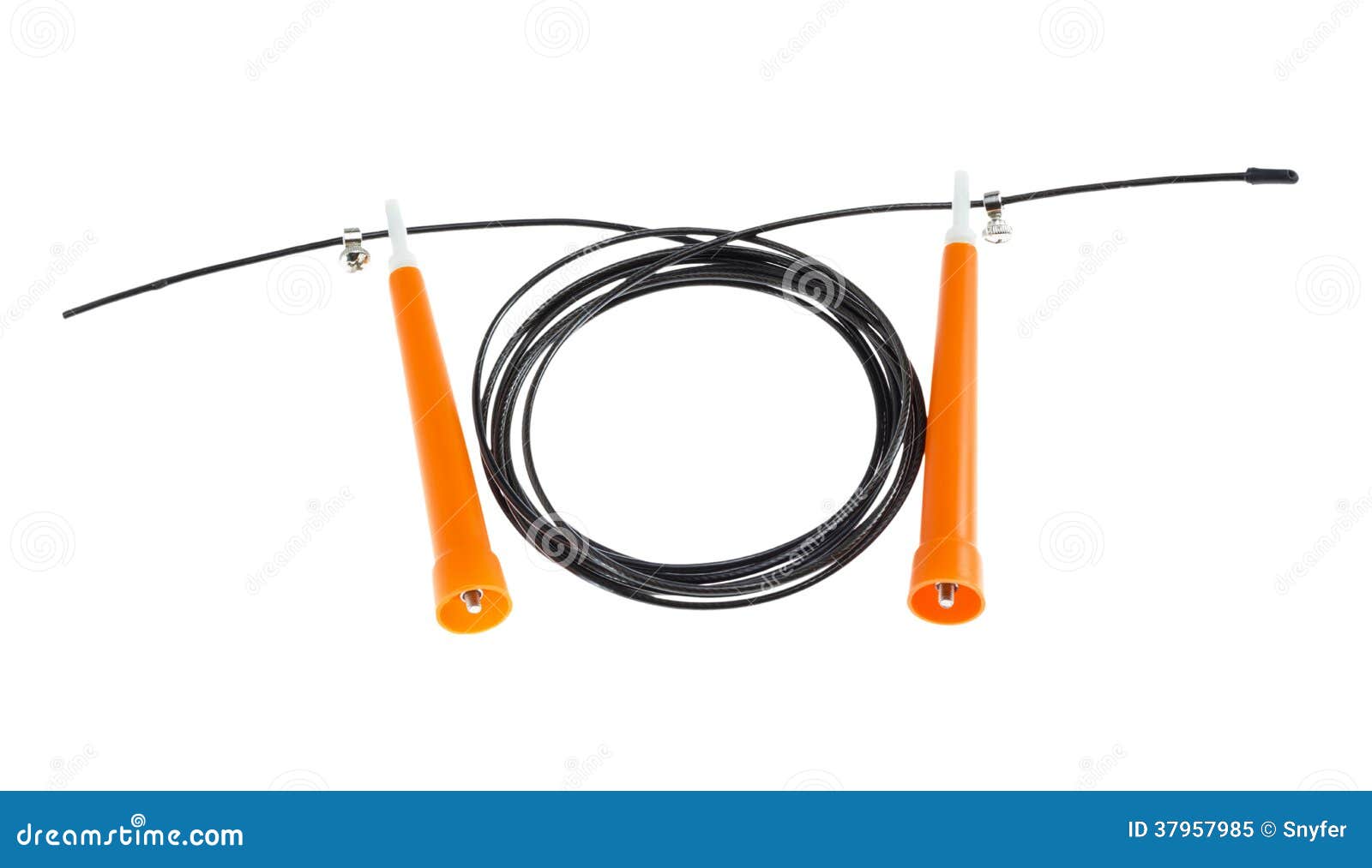 Rope As A Speed Bump On A Gravel Road. Stock Photography ...