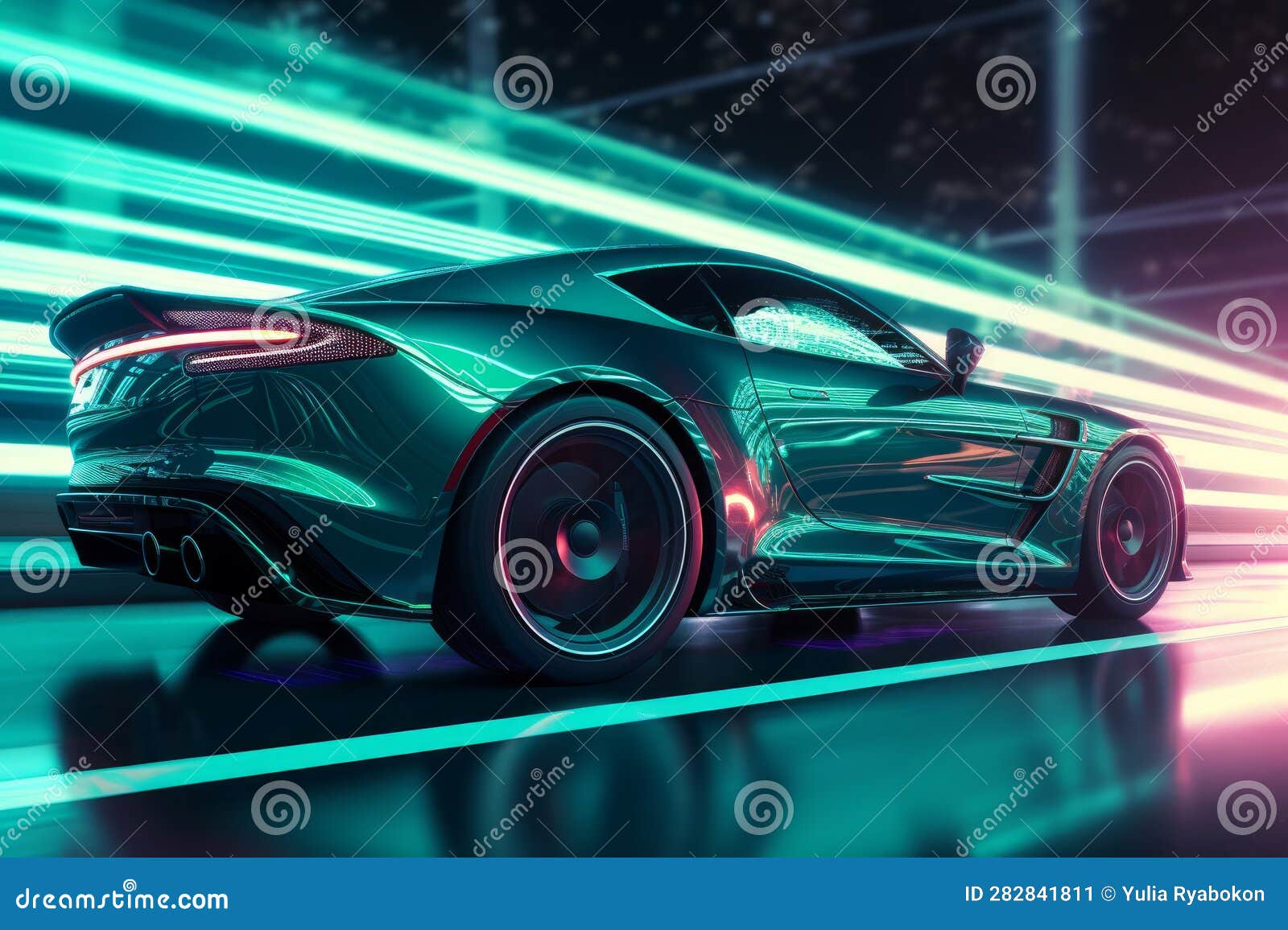 Speed Sport Car. Generate Ai Stock Illustration - Illustration of drive ...