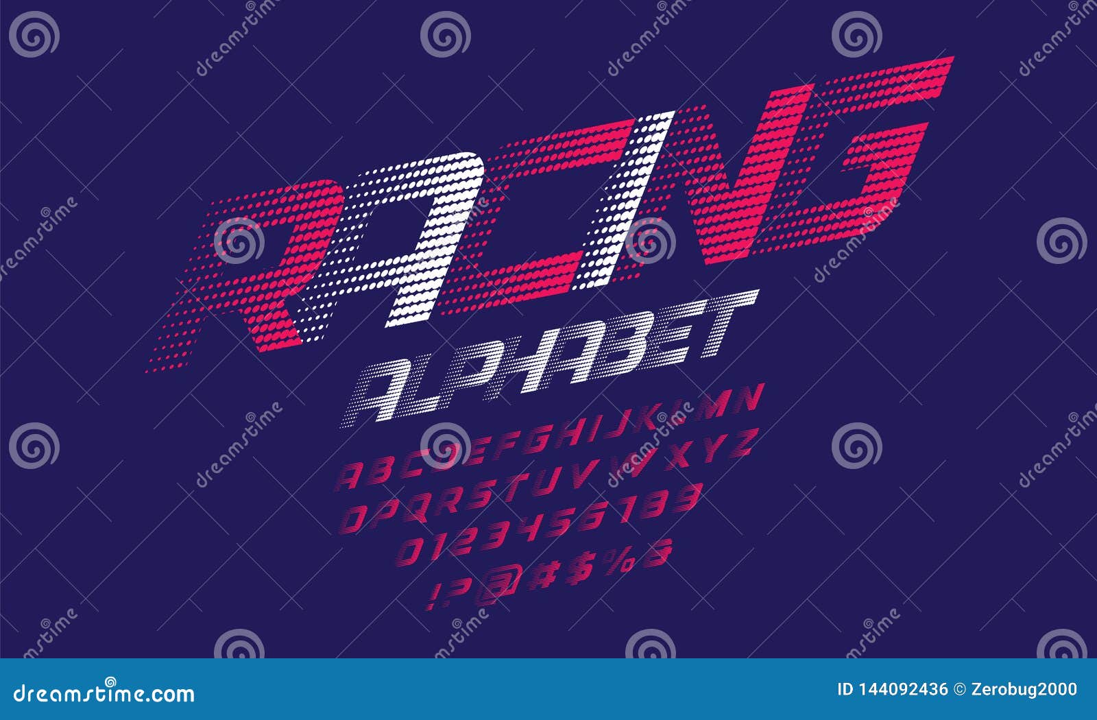 Speed font stock vector. Illustration of dynamic, graphic - 144092436