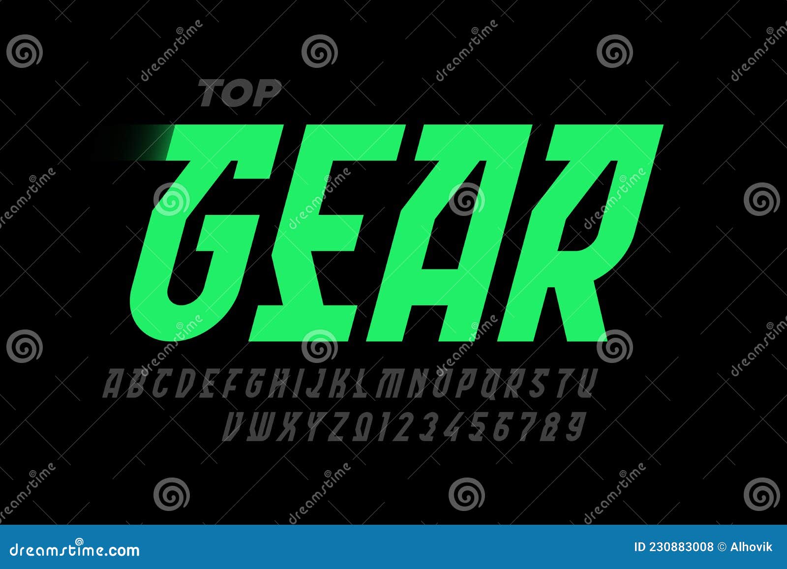 Speed style font design stock vector. Illustration of dynamic - 230883008