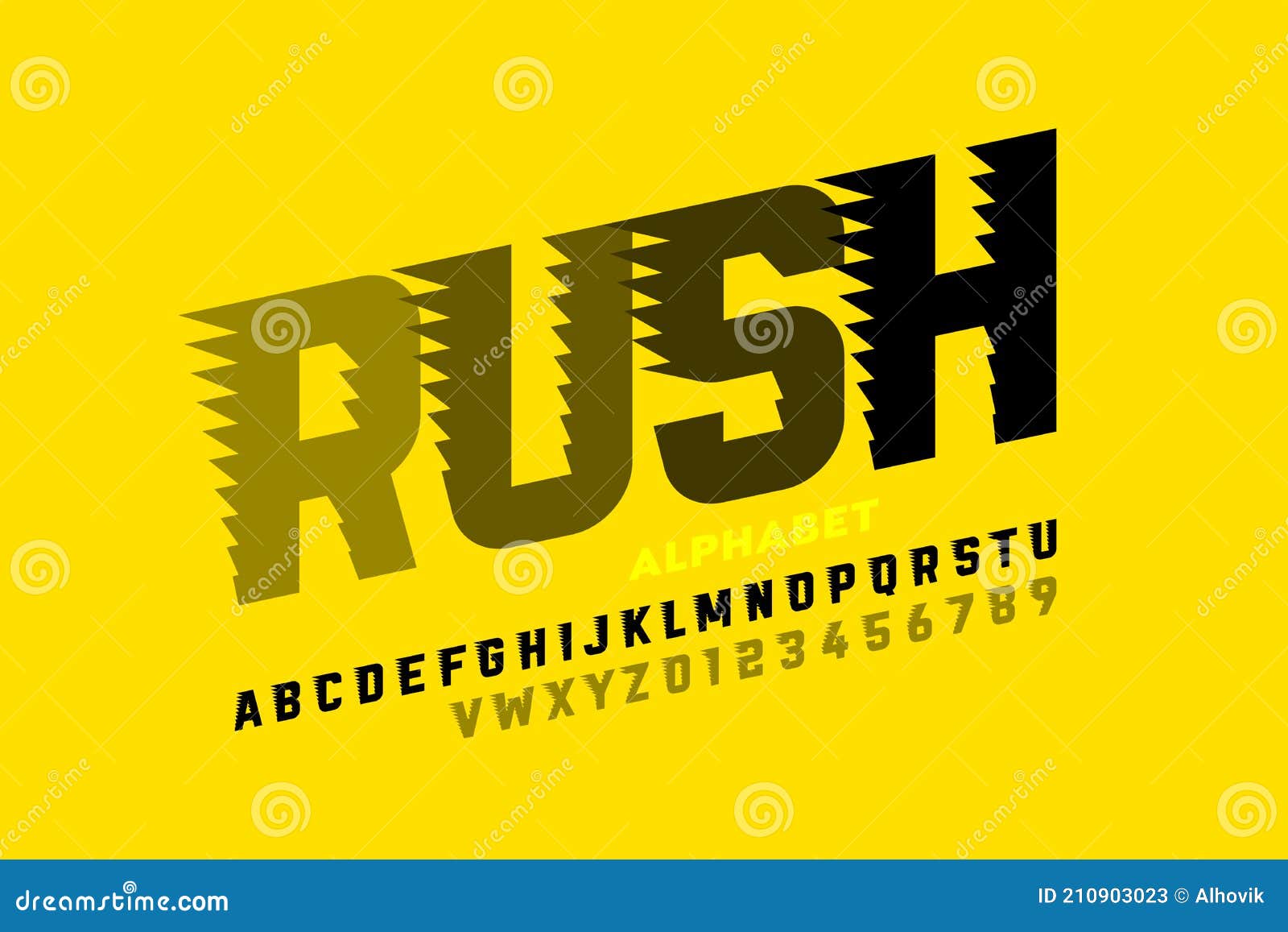 Speed style font design stock vector. Illustration of express - 210903023