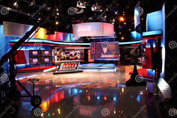 Speed Television Studio editorial photo. Image of camera - 12753986