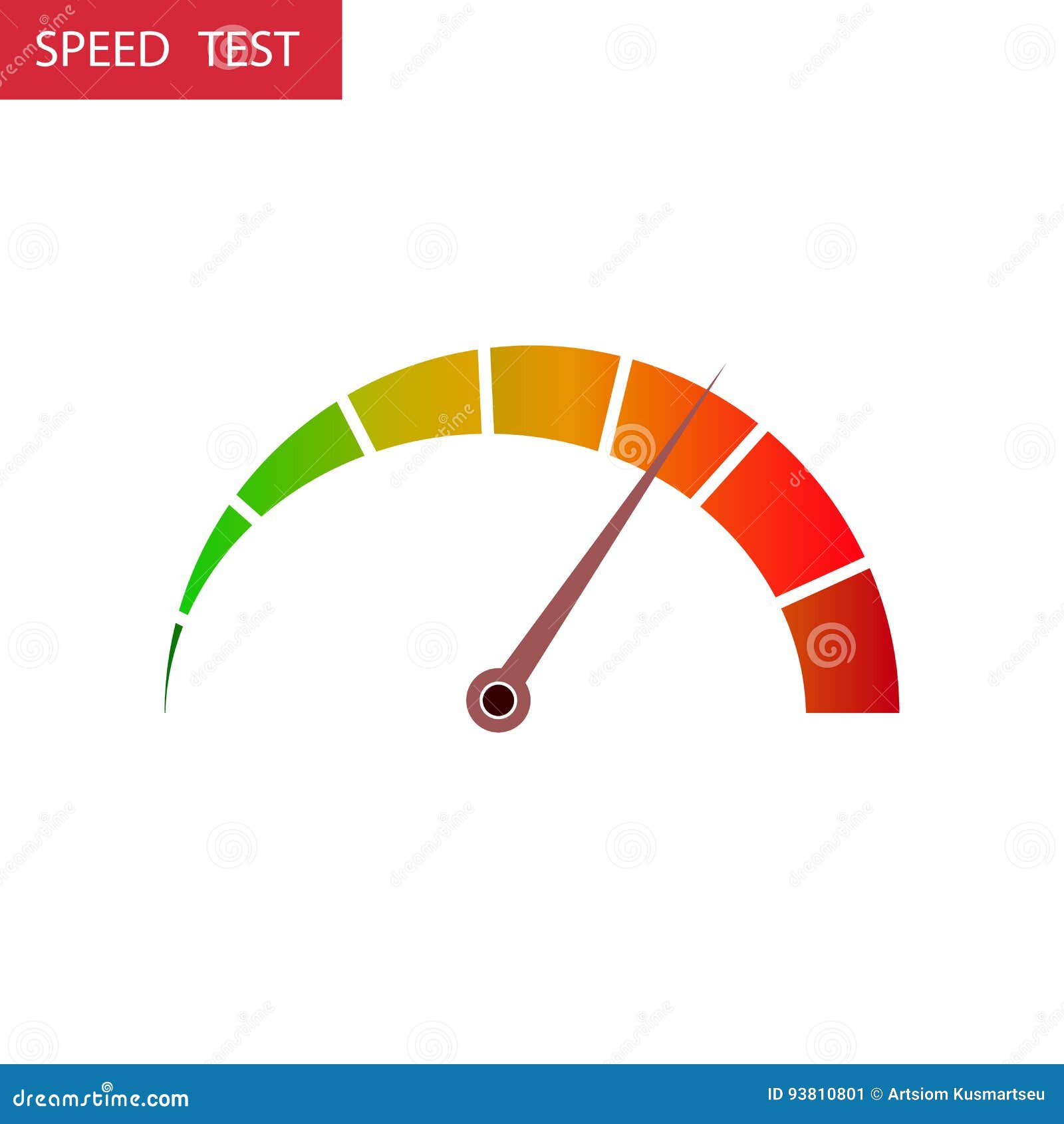 Car Speed Test Logo Design Vector Illustration | CartoonDealer.com ...