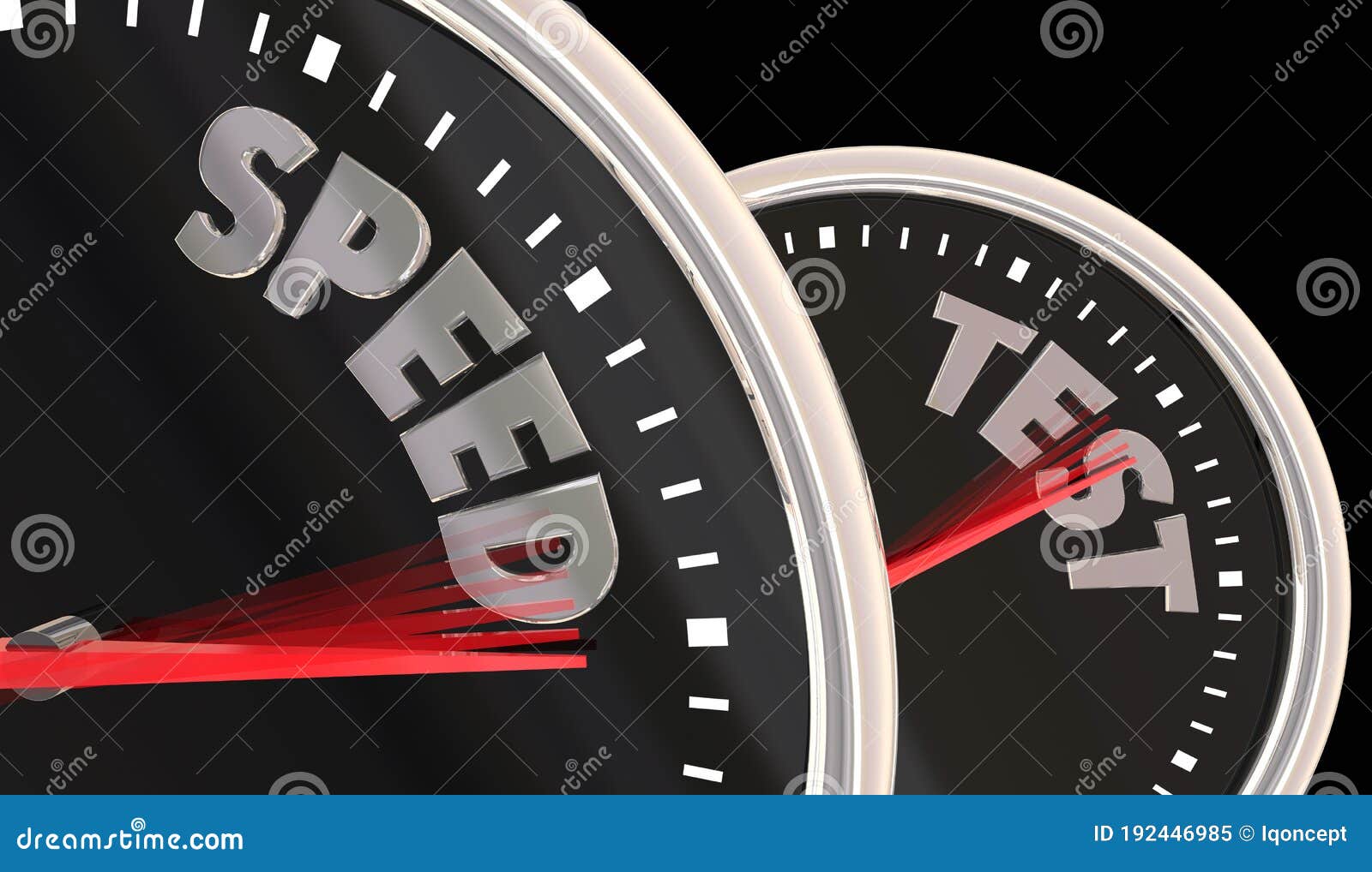 Speed Test Vector Circle Illustration | CartoonDealer.com #93753782