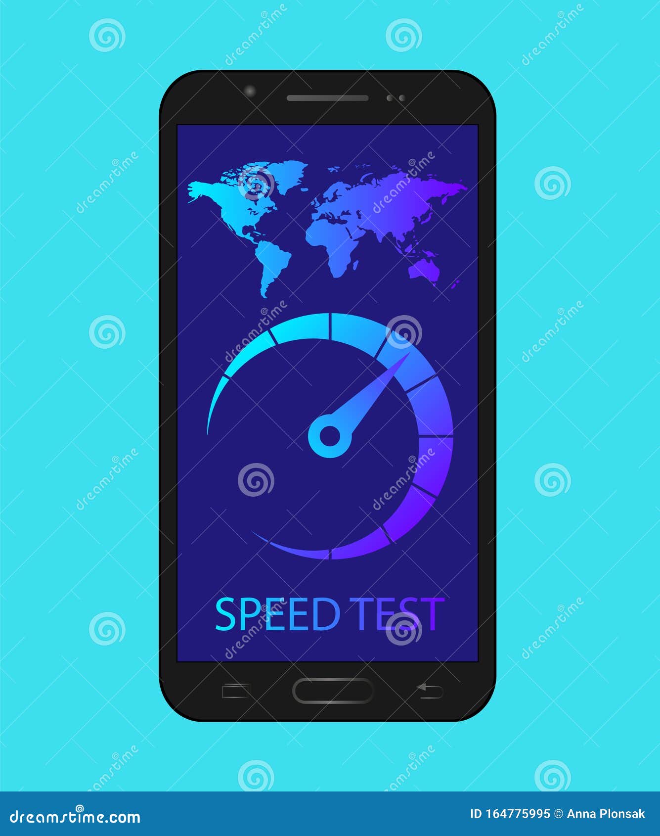 Speed Test in the Phone. Check the Speed of the Internet on the Phone ...