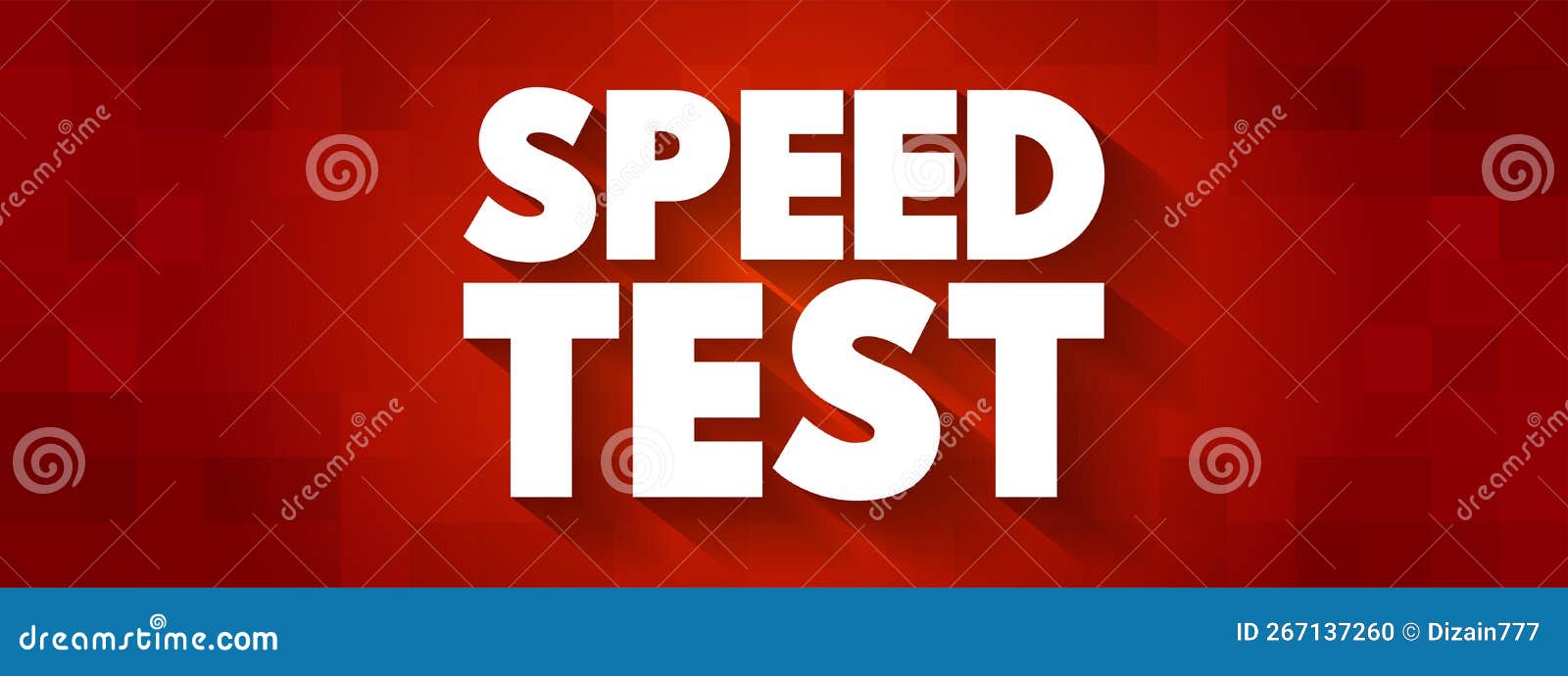 Speed Test Text Quote, Concept Background Stock Illustration ...
