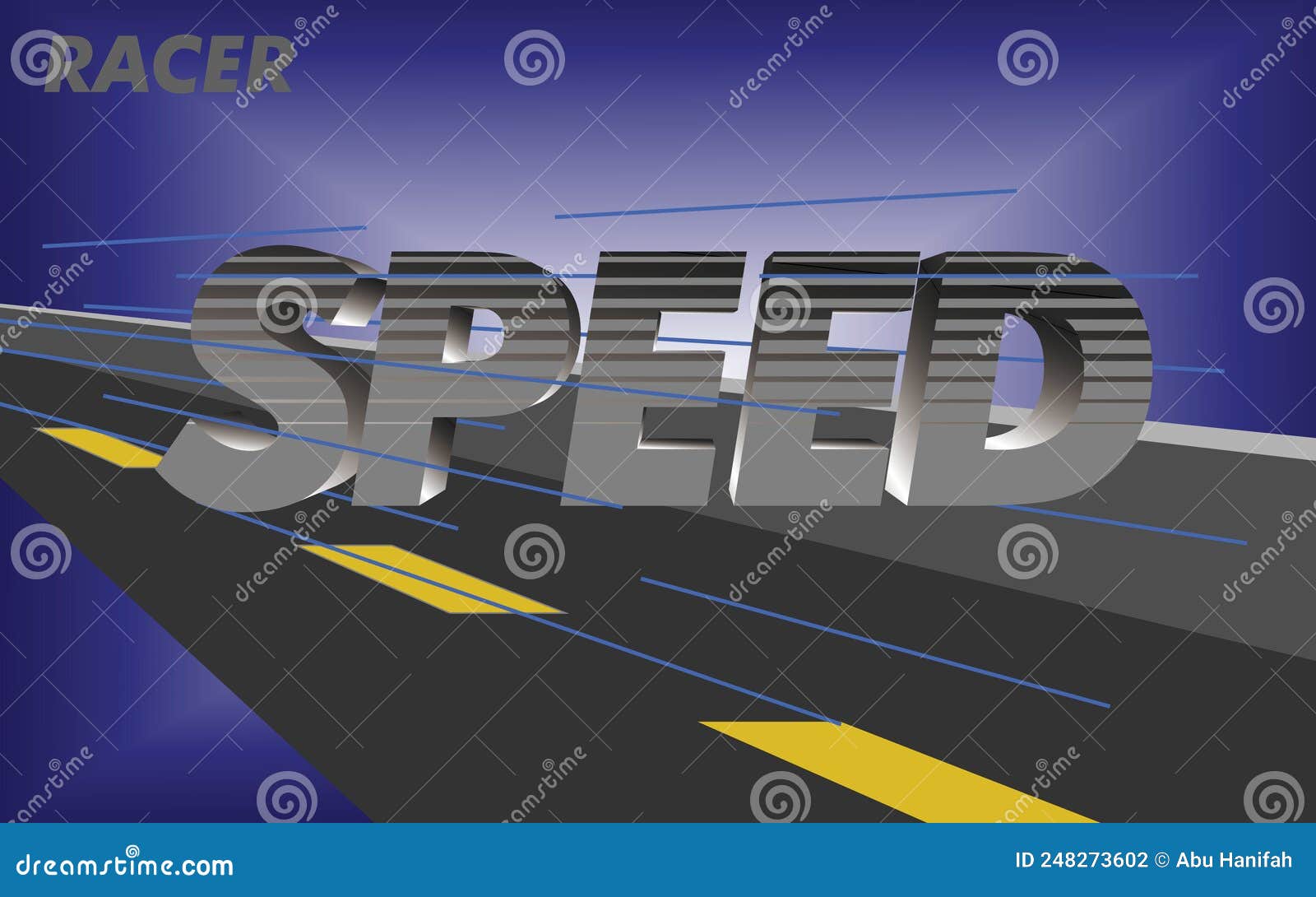 Speed text effect stock illustration. Illustration of screenshot ...
