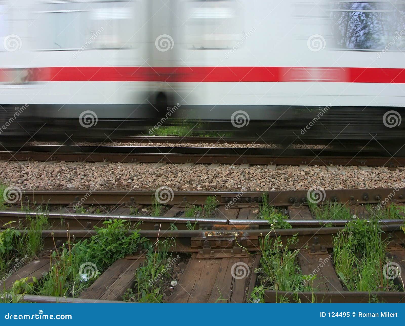 Speed train stock image. Image of action, express, tracks - 124495