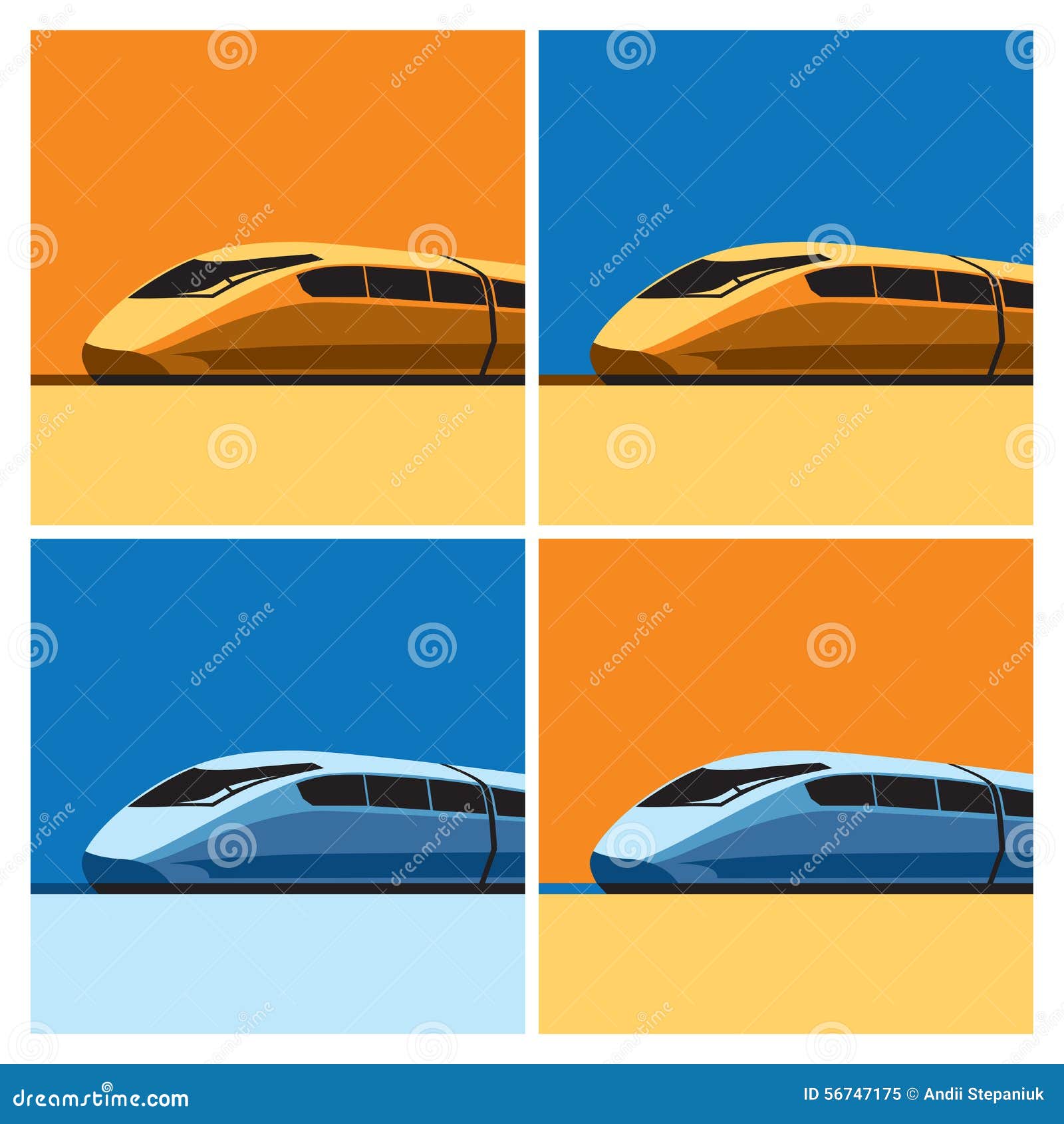 Speed train stock vector. Illustration of transport, transit - 56747175