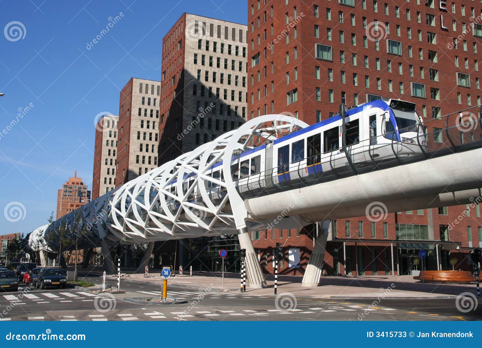 Speed Tram stock image. Image of hague, business, buildings - 3415733